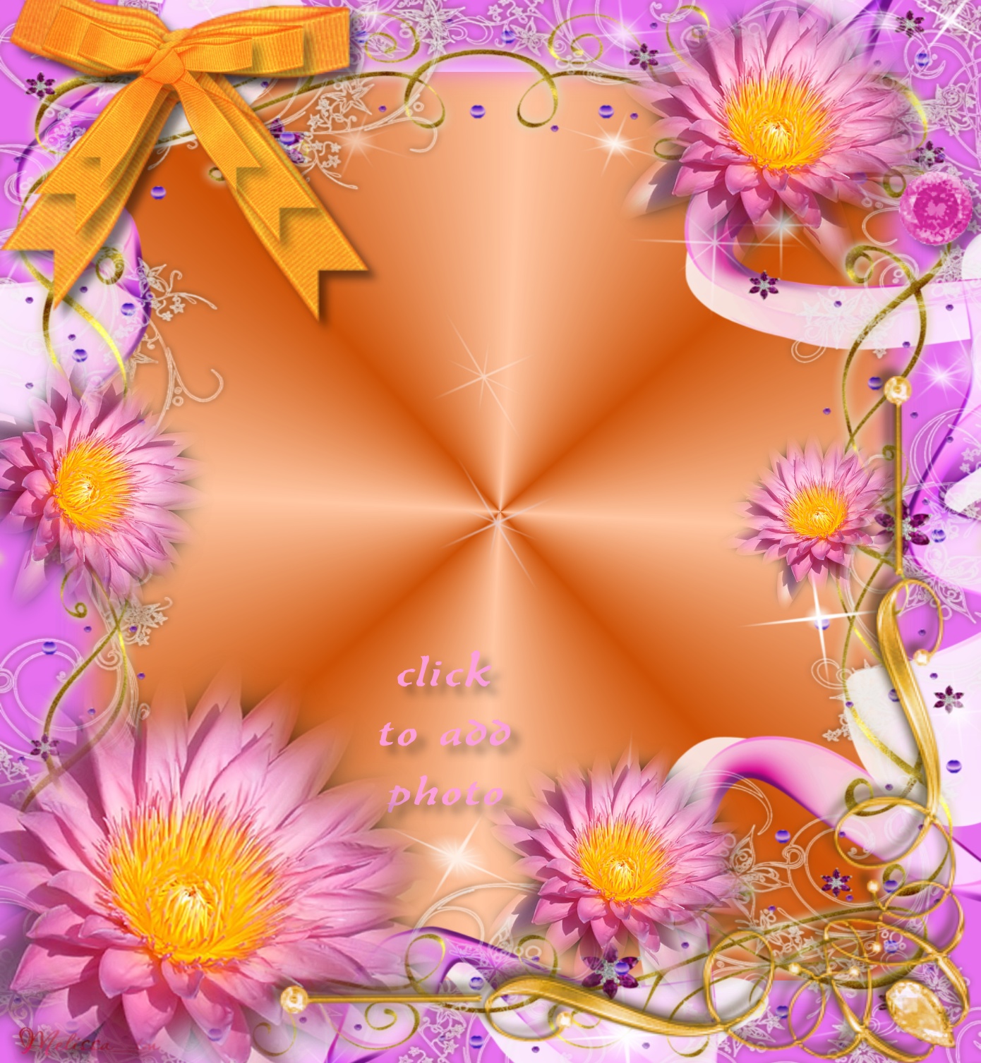 marialedesma1958's Girly Girl Frames - 2013 July - Pink And Orange ...