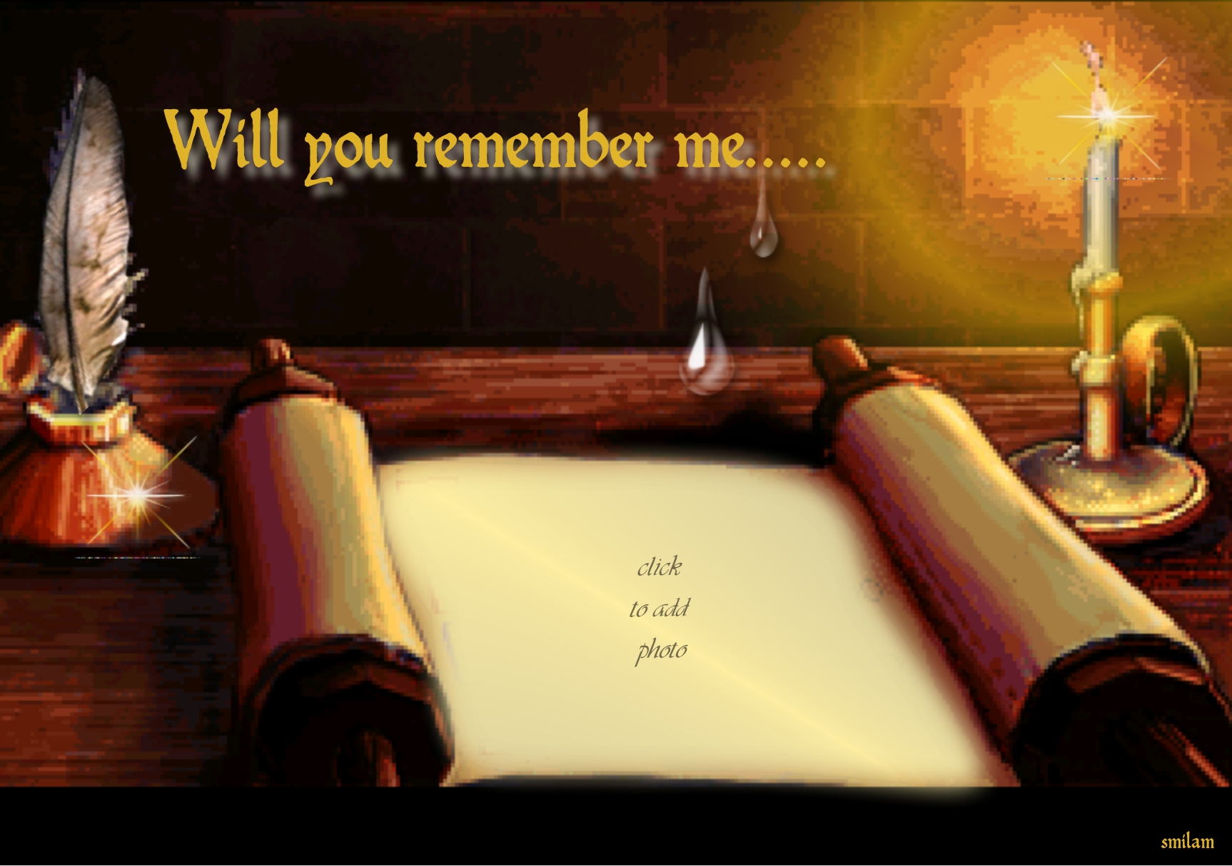 smilam's In Memory Of... Frames - In Loving Memory - Will you remember ...