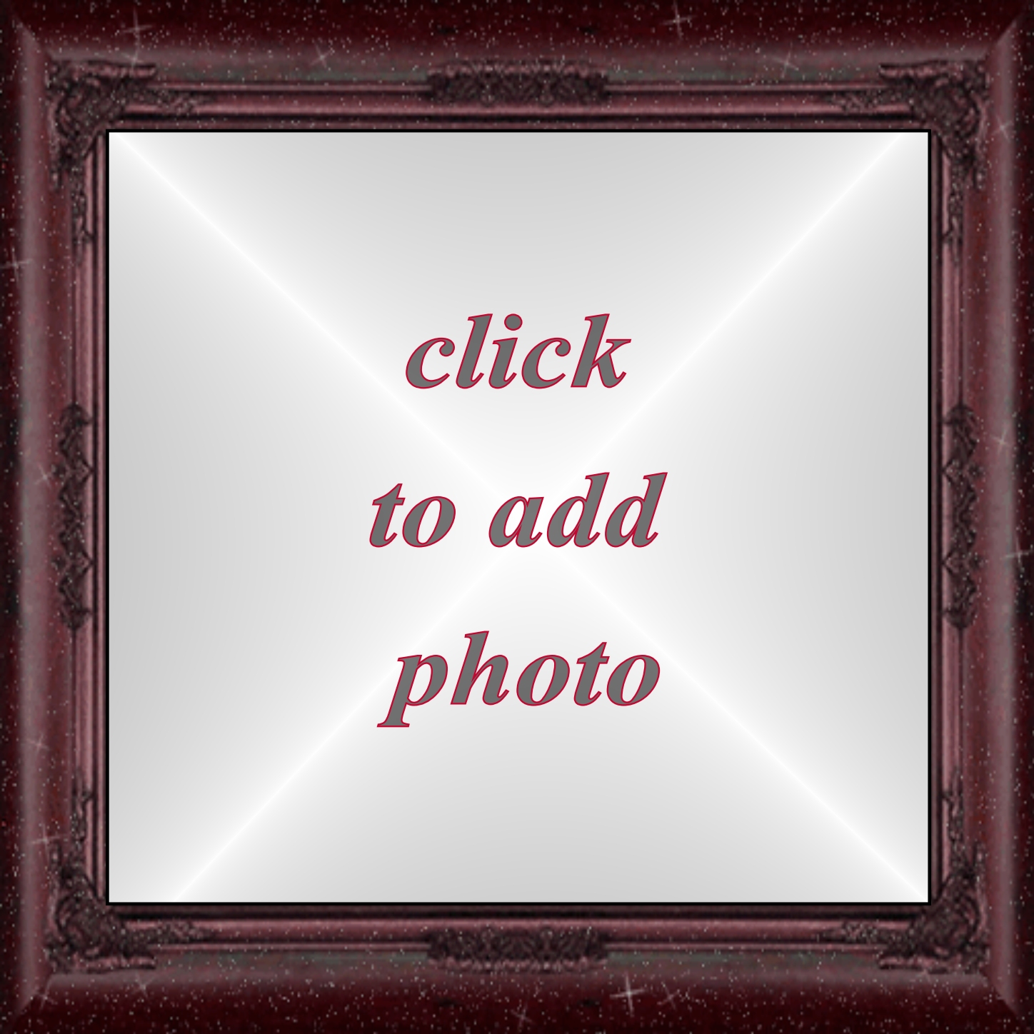 monatoo's My Family Frames - 2012 April - Classic Red Vintage Frame ...