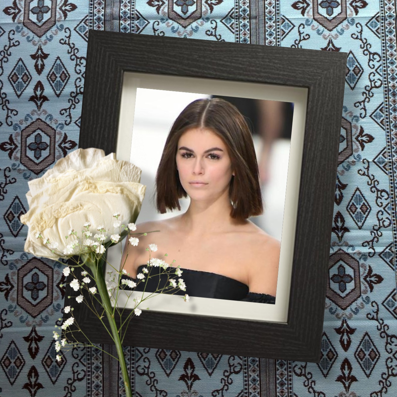 Jezebel64's Picture Frames - Picture Frame Cream Rose Thinking Of You ...