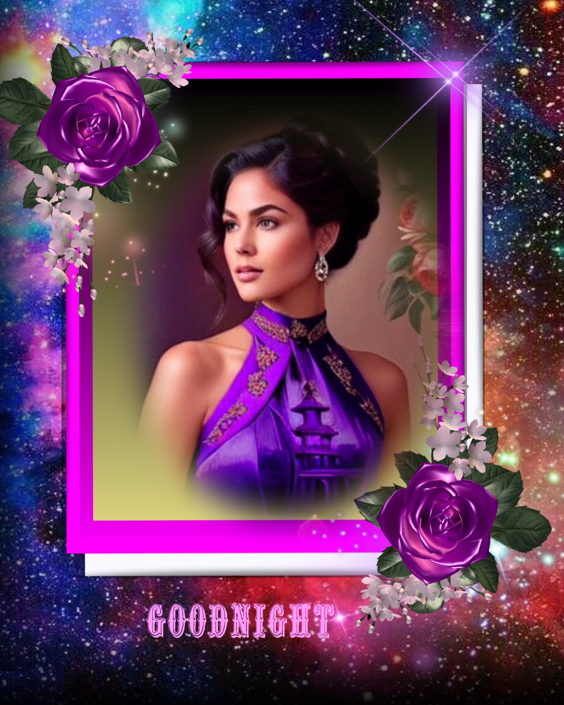 Wienie Coppen's Flowers,Goodnight,Sunset - flowers frame goodnight ...