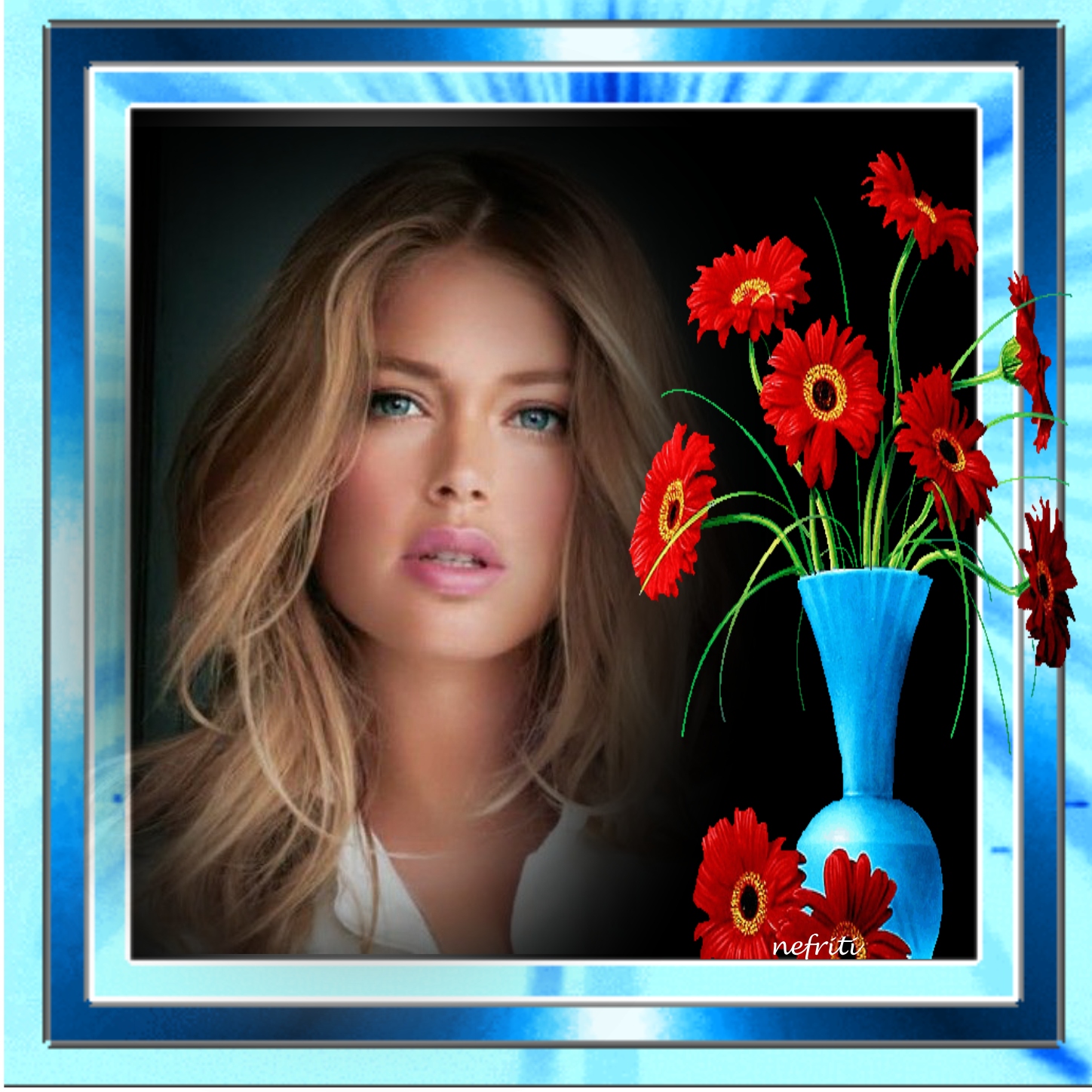 nefriti's My Girl Frames - 2016 October - nefriti-Blue frame Thanks ...