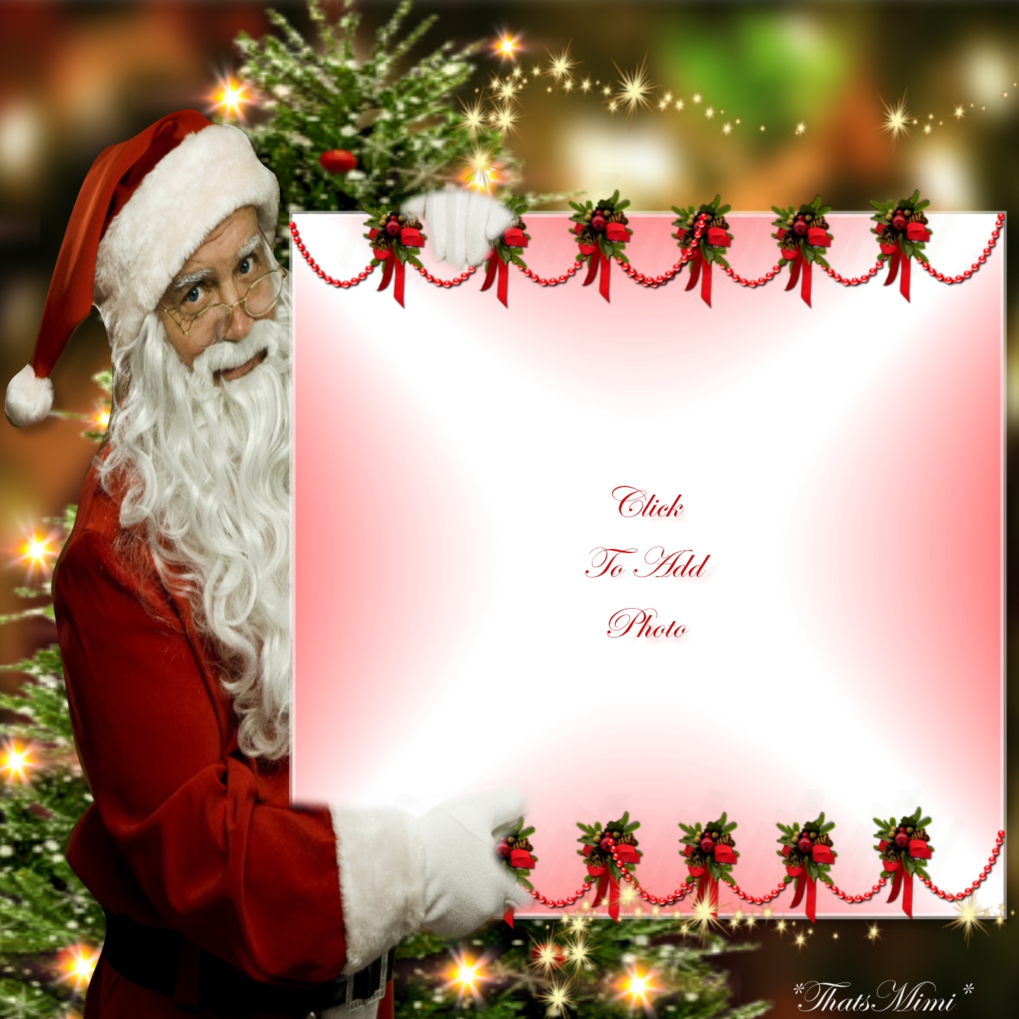 ThatsMimi's Christma Frames - 2012 December - ~*~ Photo With Santa ...