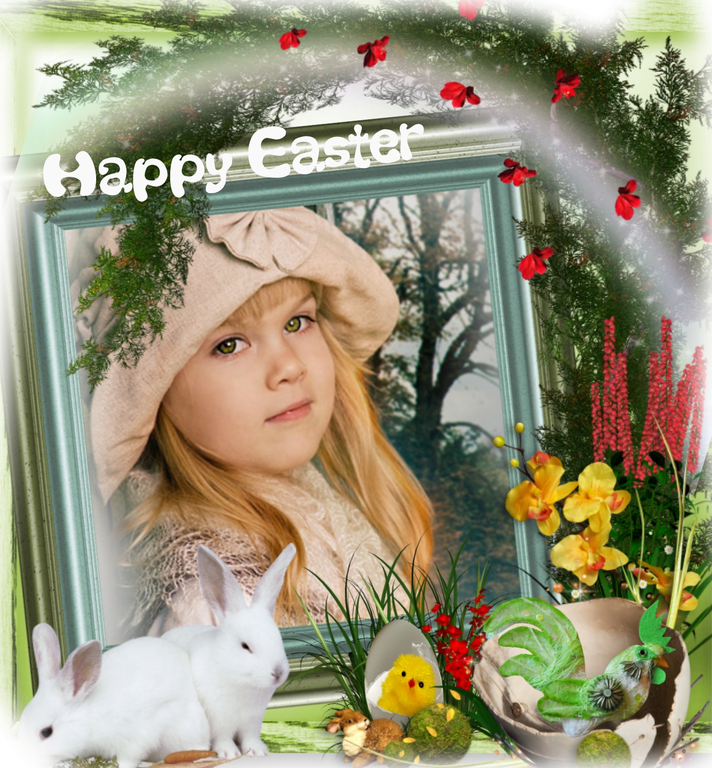 elly2's Holiday Frames - 2011 - Fijne paas dagen Pasen lente eieren ...