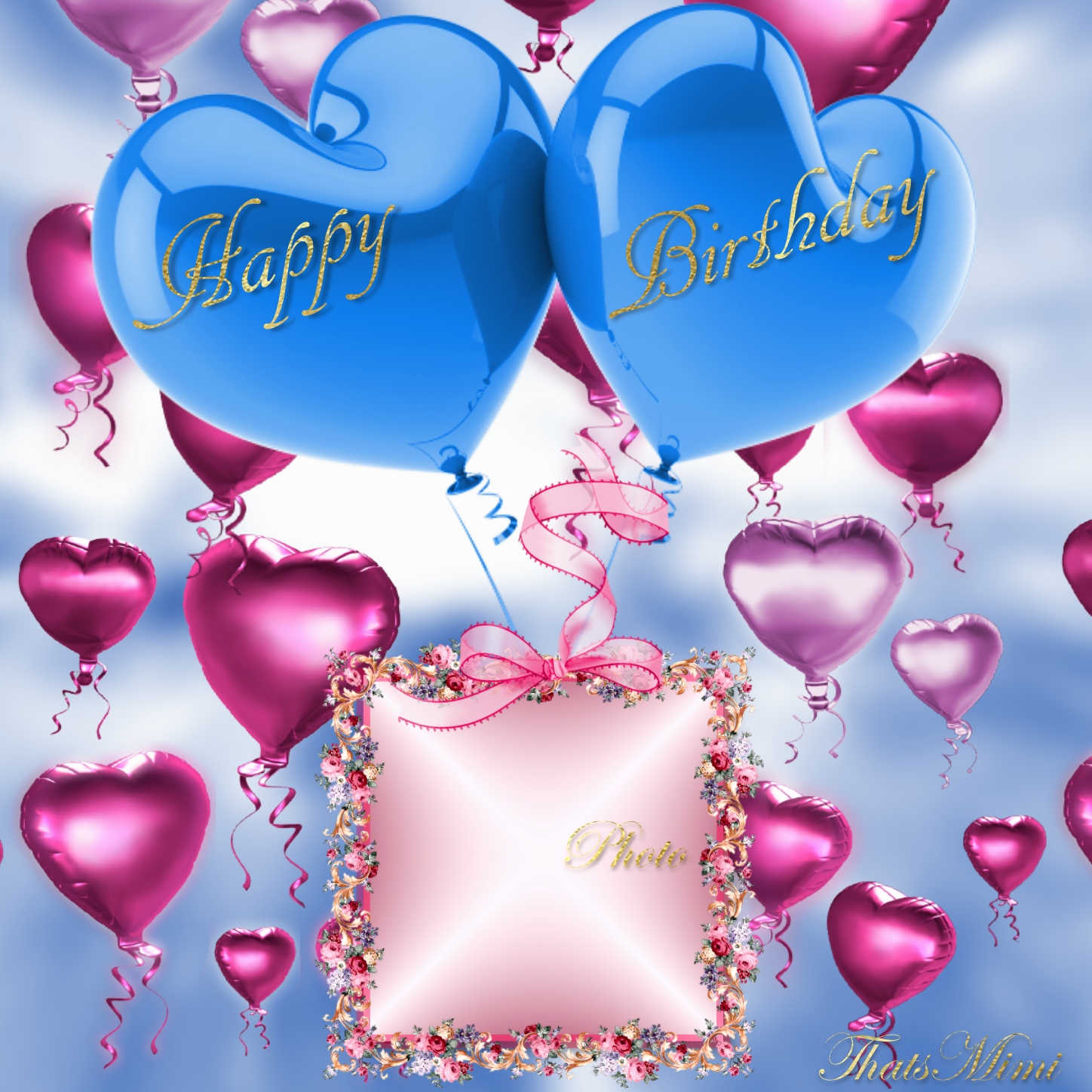 ThatsMimi's Birthday Frames - 2016 February - Birthday Baloons ...