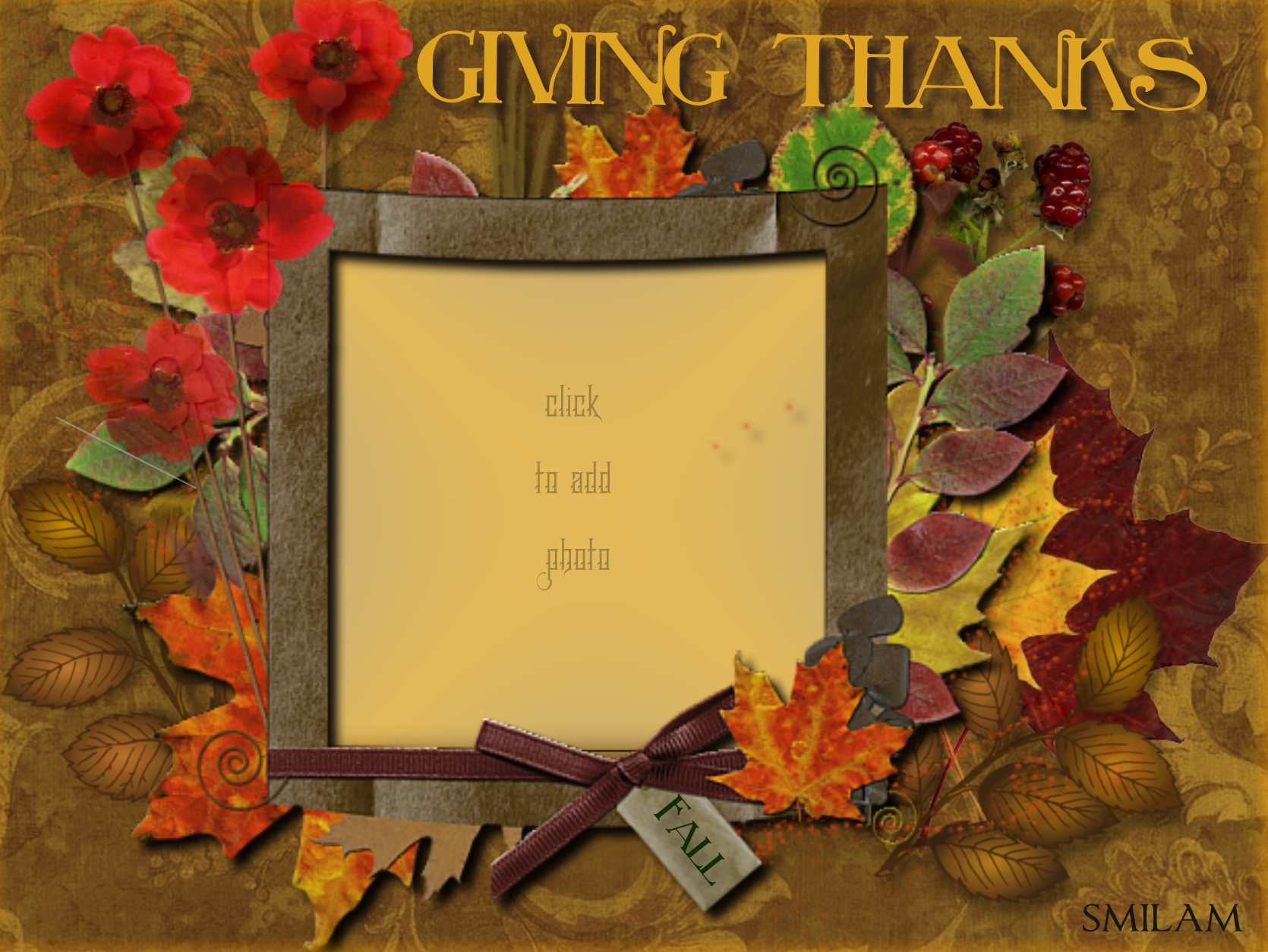 smilam's Thanksgiving Frames - Giving Thanks - Giving Thanks. autumn ...