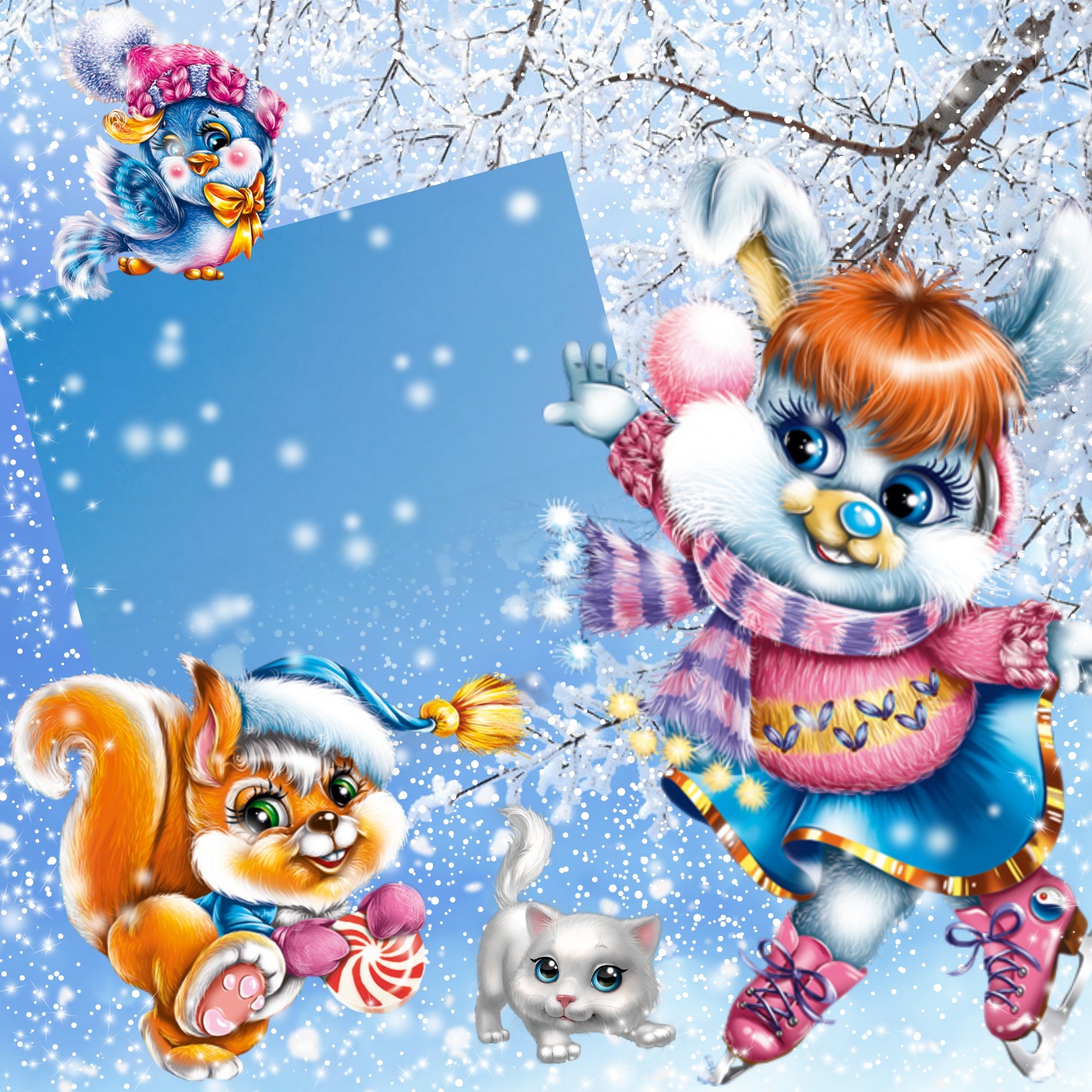 Sinnlich's Kids Frames - 2016 Masha - Cute Winter Joy Sinnlich kids ...
