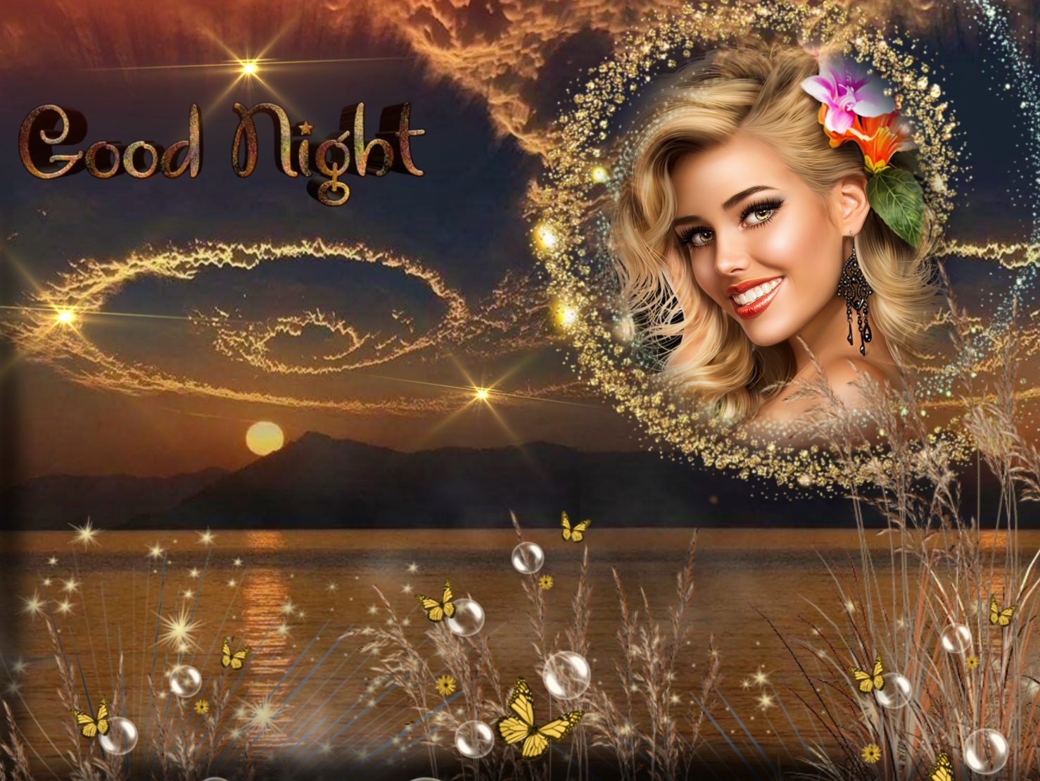 Wienie Coppen's Candles,Goodnight,Sunset - butterflies goodnight sunset ...