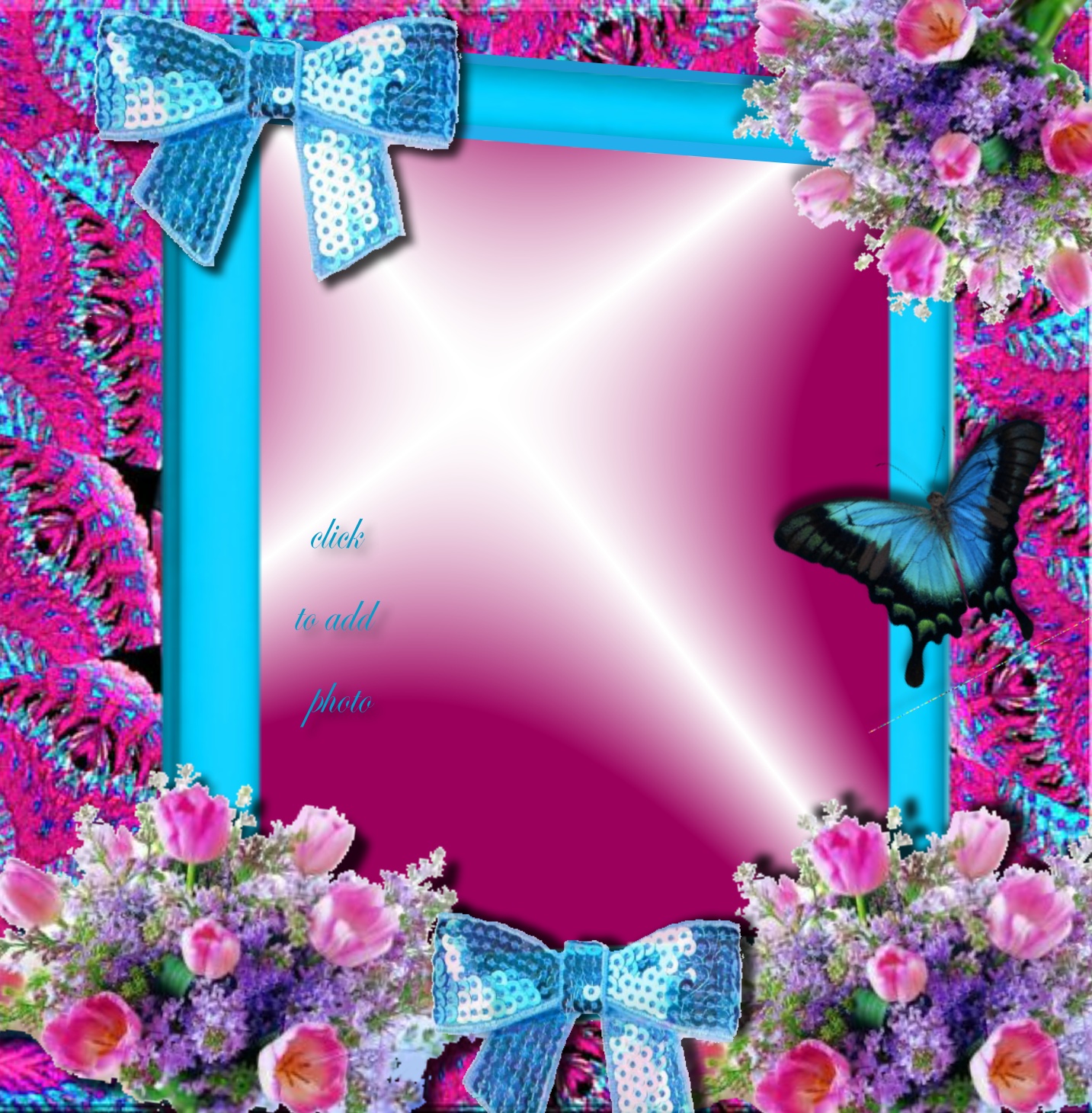 marialedesma1958's Girly Girl Frames - 2011 December - Turquoise And ...