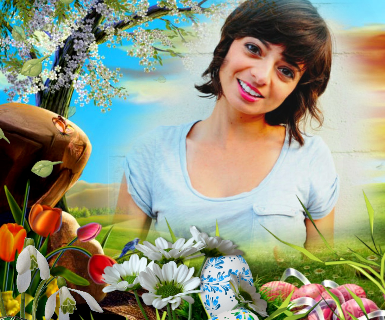 Emily50's Spring Frames - Happy Spring Ghy01 - Happy Spring Ghy01