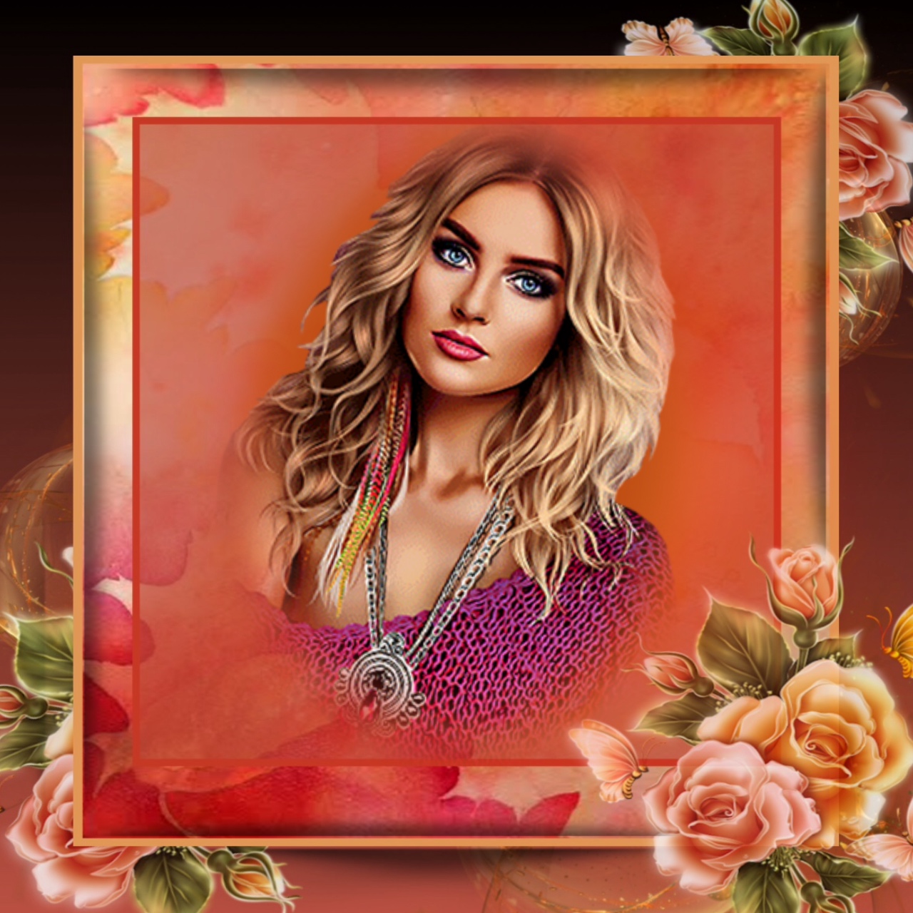 Wienie Coppen's Photos Abstracts Art - beautiful frame orange ...