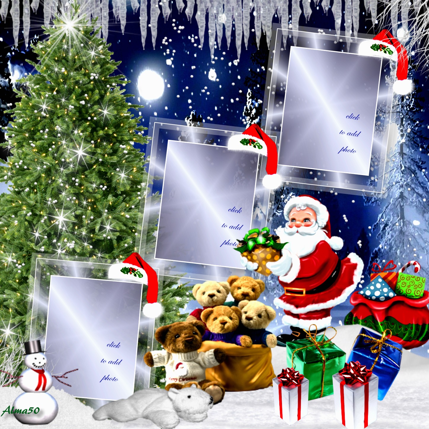 alma50's Christma Frames - 2014 December - family christmas 2014 Alma50 ...