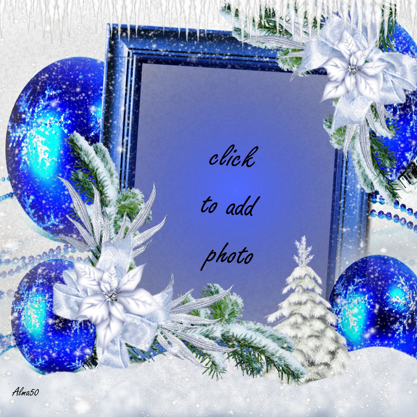 alma50's Christma Frames - 2010 November - Snowy Christmas Alma50 ...