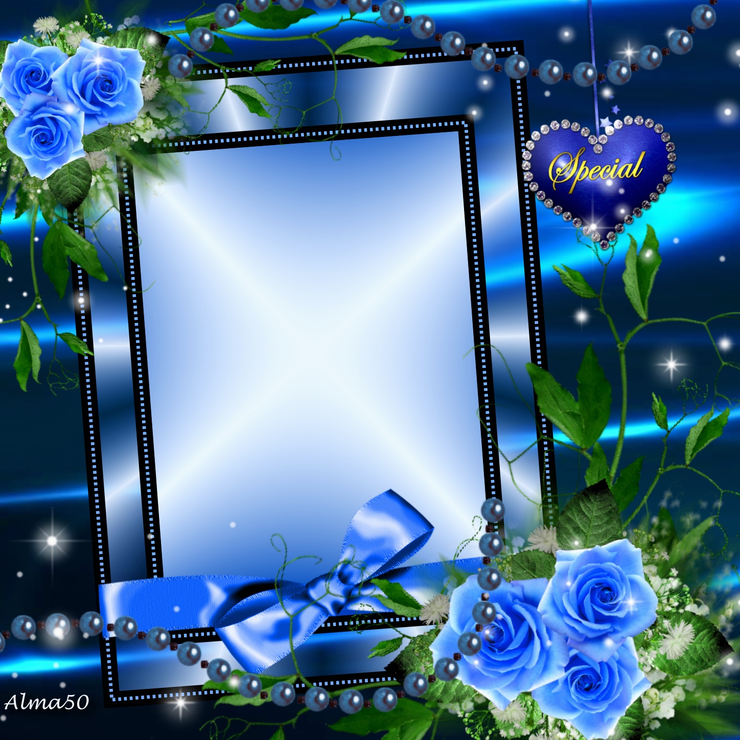 alma50's Picture Frames - 2013 May - Blue Frame Alma50 picture Frames ...