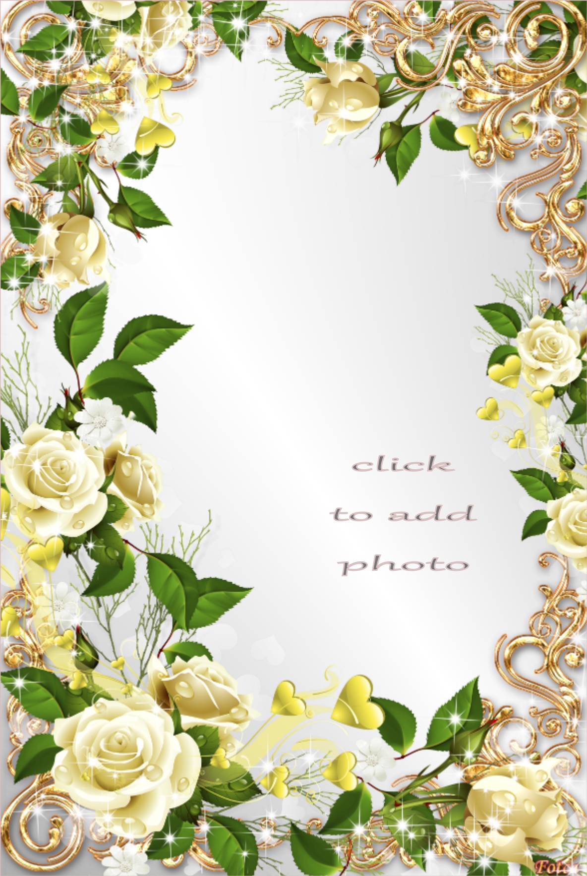 nyuszo4ozike's Picture Frames - 2012 April - 2014 - white rose frame ...