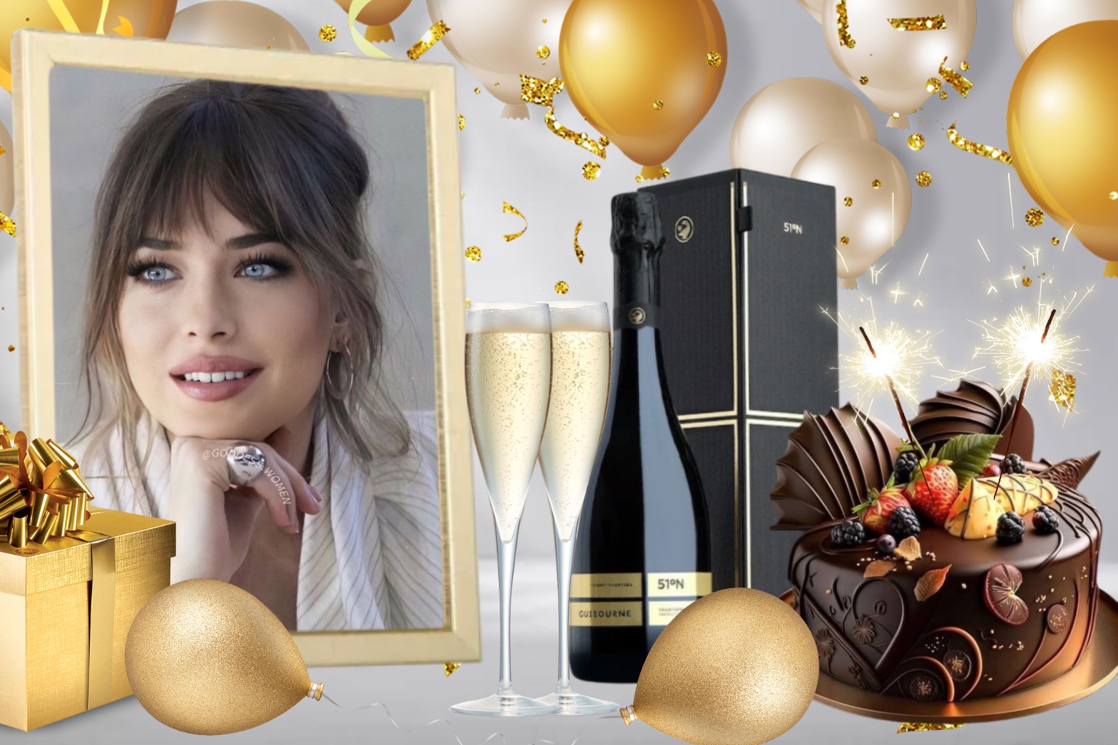 Nette's Birthday / congratulations Frame 🎉🎁 - Happy Birthday 2023 ...