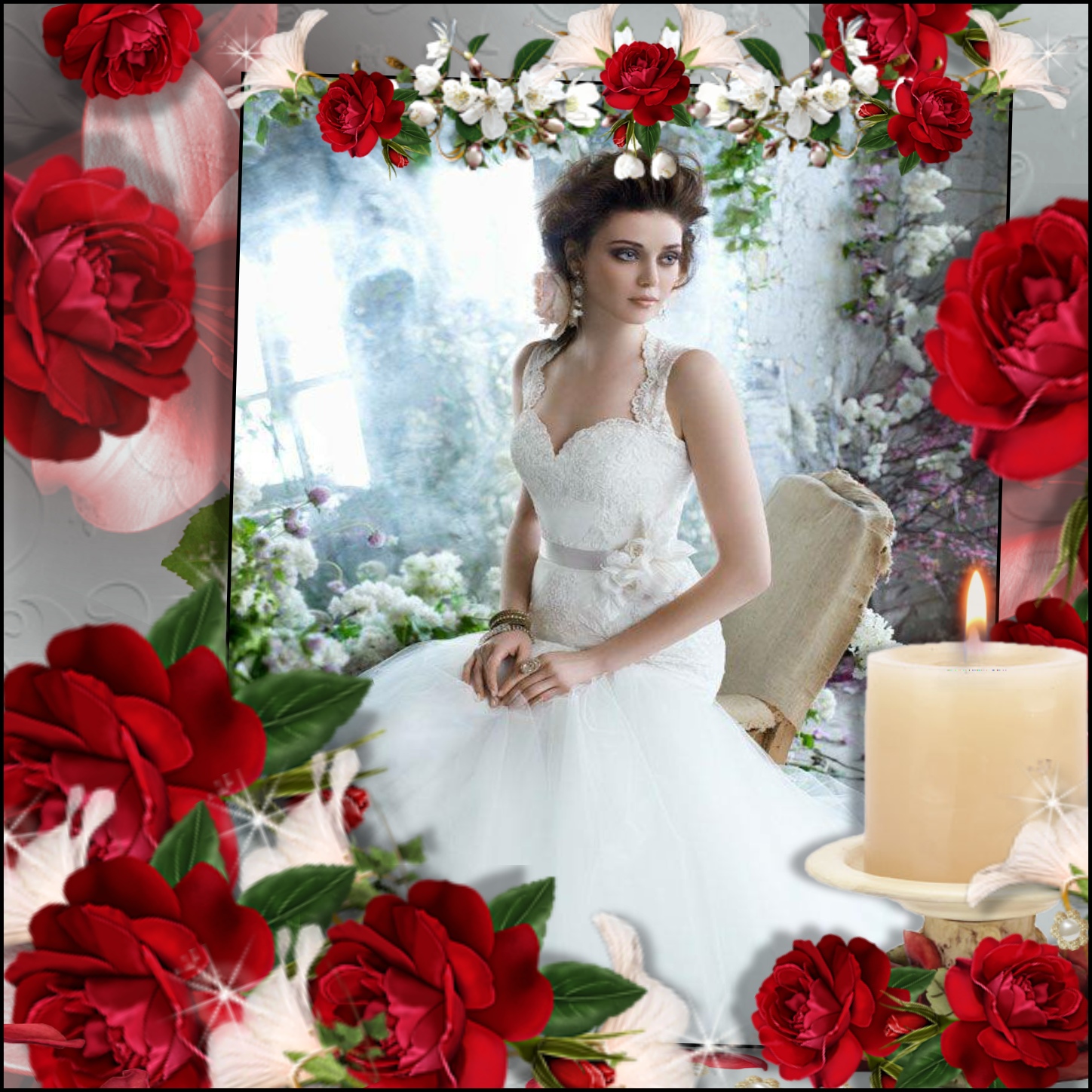 judyssandy54's Picture Frames - 2015 May - Red Rose Petals Judyssandy54 ...