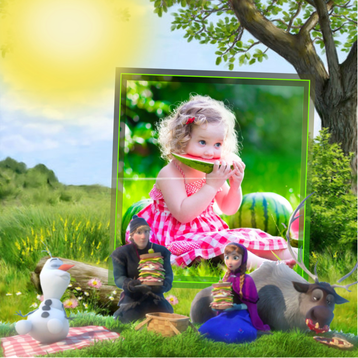 Nette's Kid Photo Frames🏄‍♀️🏂 - 2016 February - 2016 March - Frozen ...