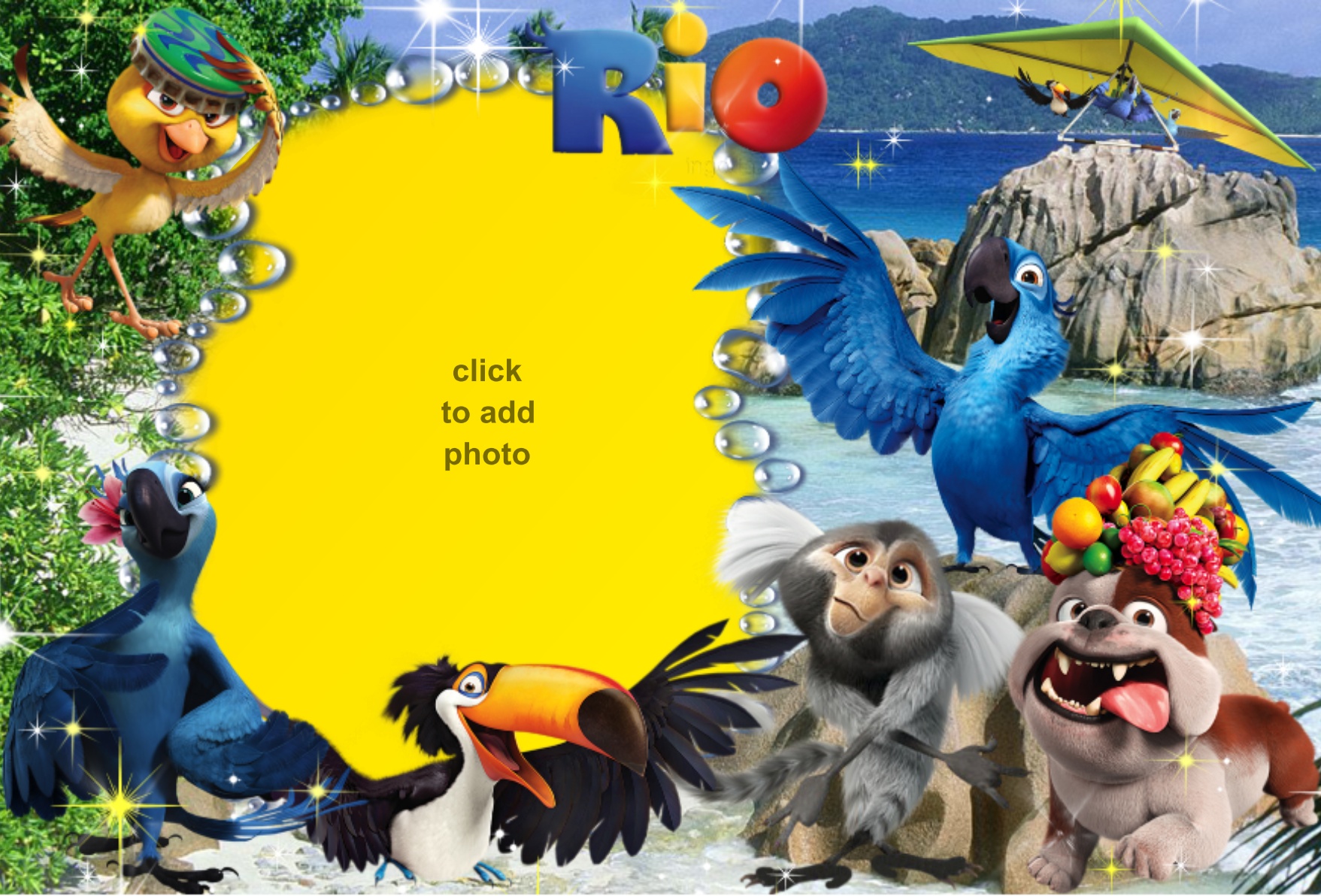 Sinnlich's Kids Frames - xmas Disney - Rio Animals Sinnlich kids Summer ...