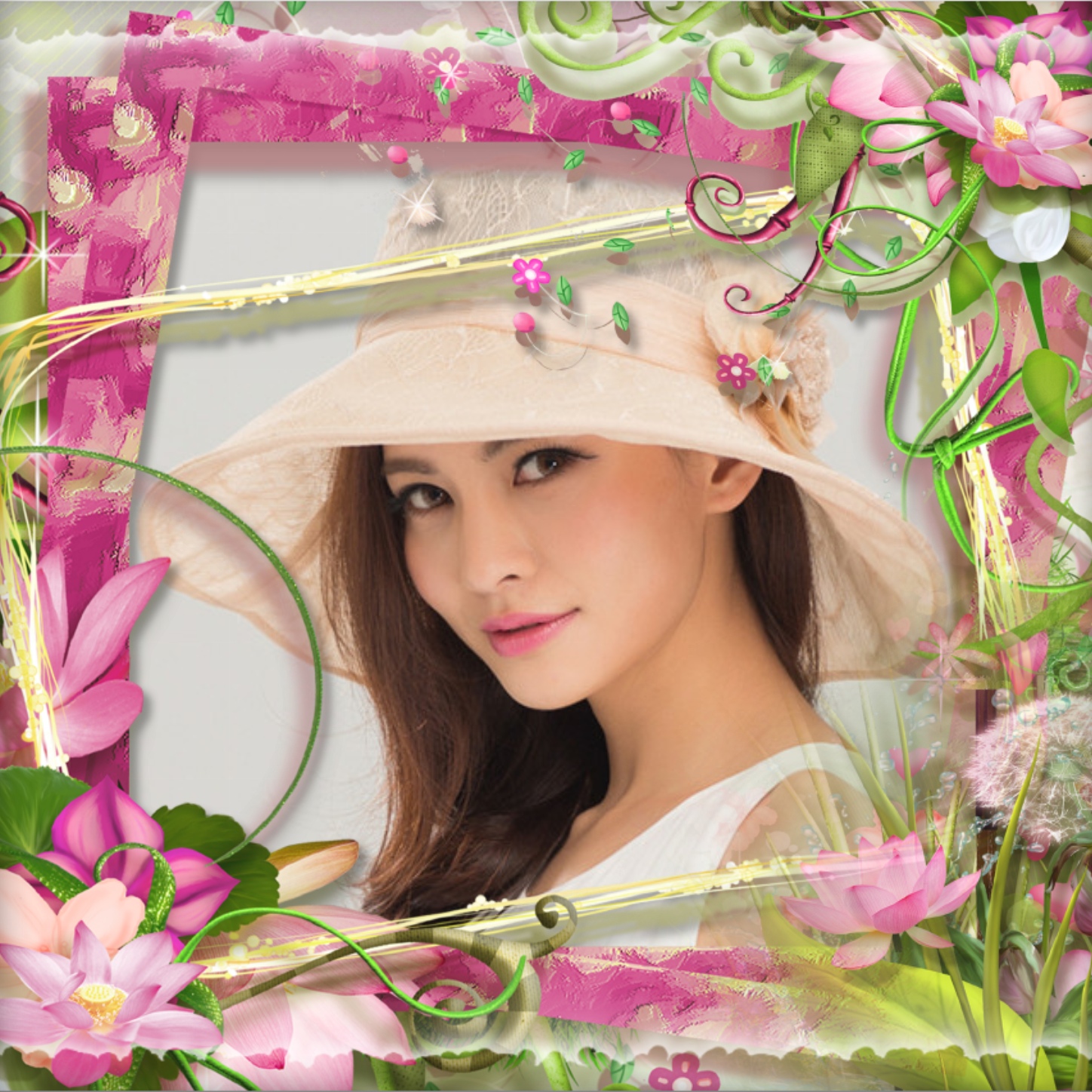 MIRONNA's Picture Frames - 2016 July - Beautiful pink frame Mironna ...