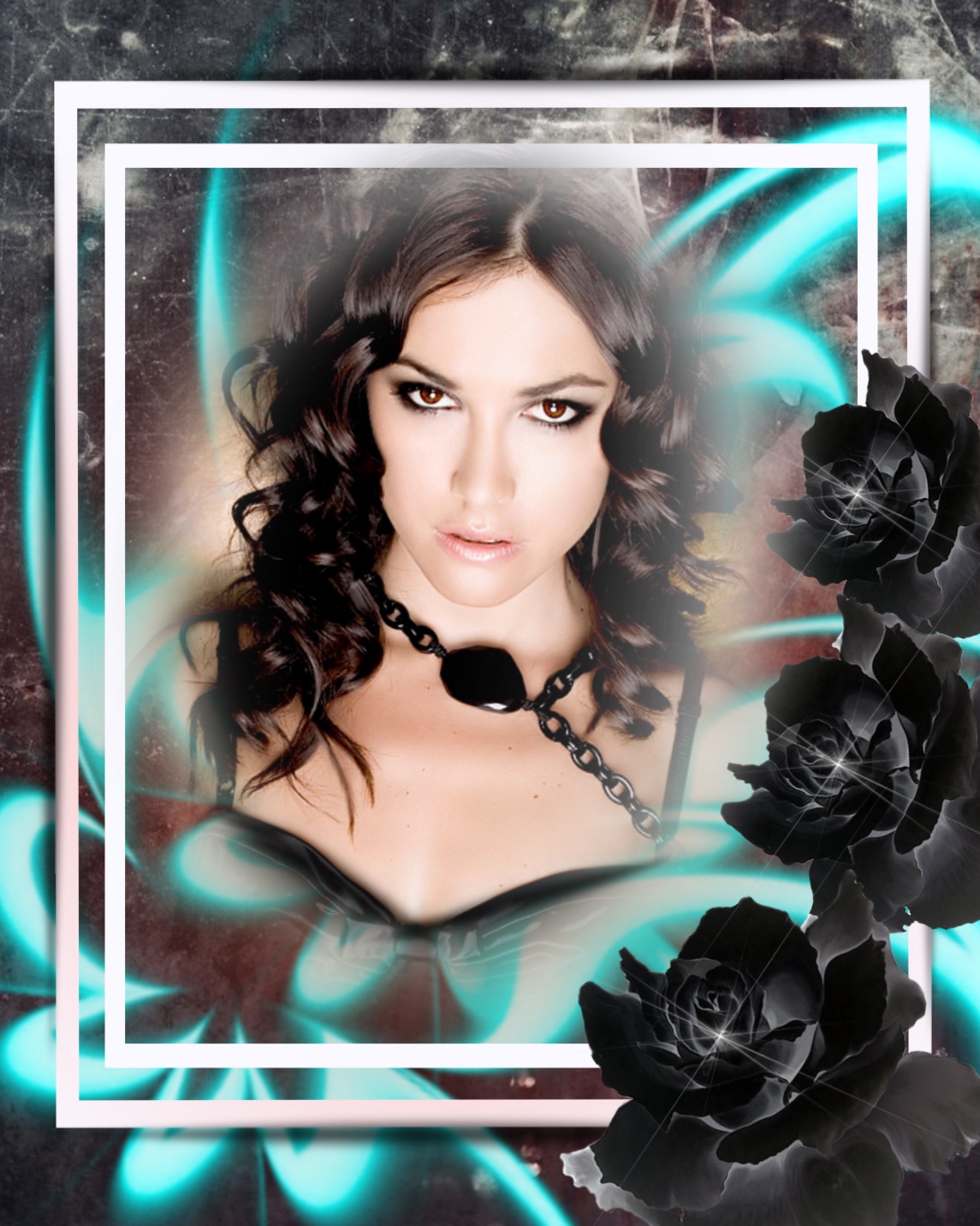 Wienie Coppen's Love romance - abstract frame portrait - abstract frame ...