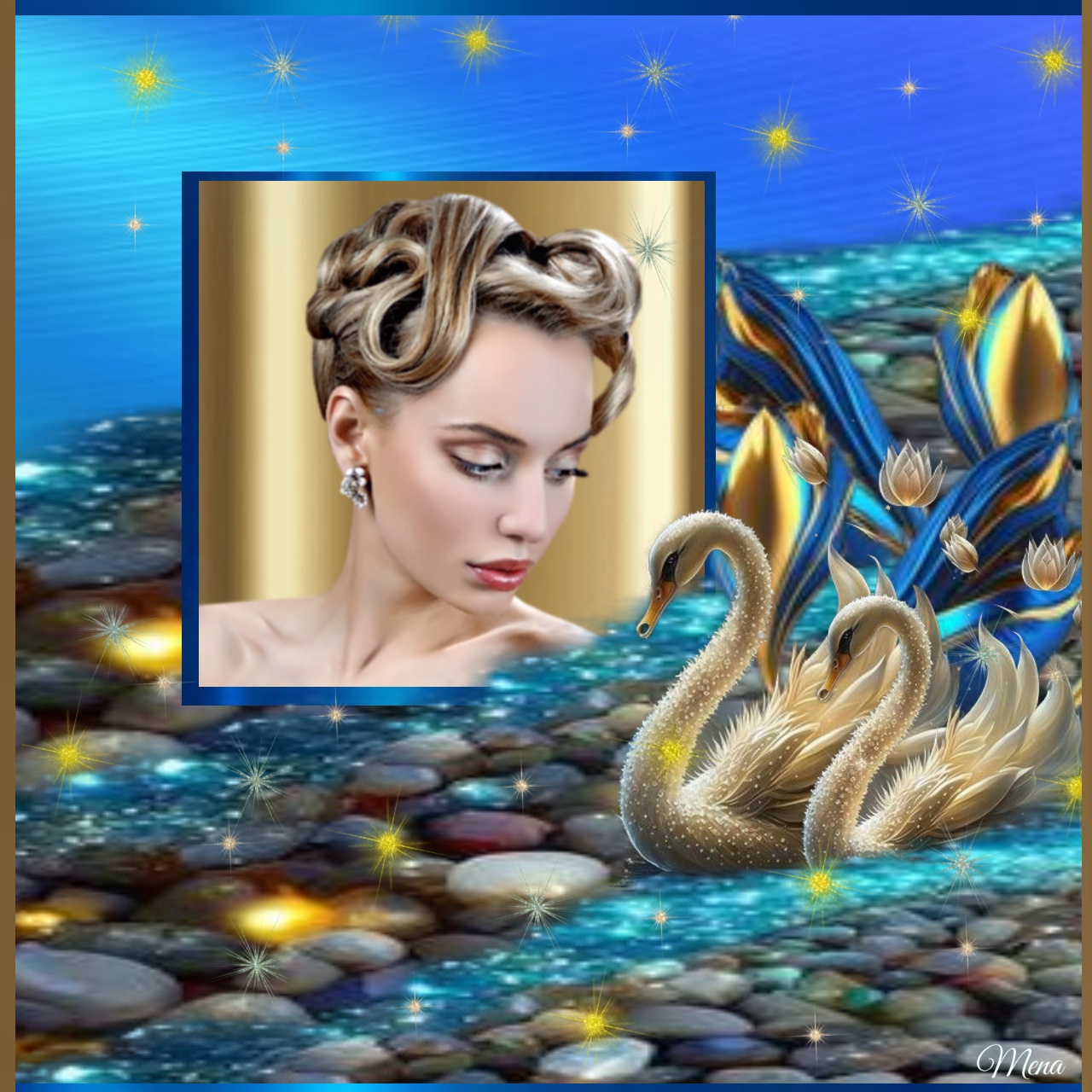 Mena's Frames - Mena Me Love Roses - Mena Kimi Art Frames Molduras Diversas - Mena Kimi Art ...