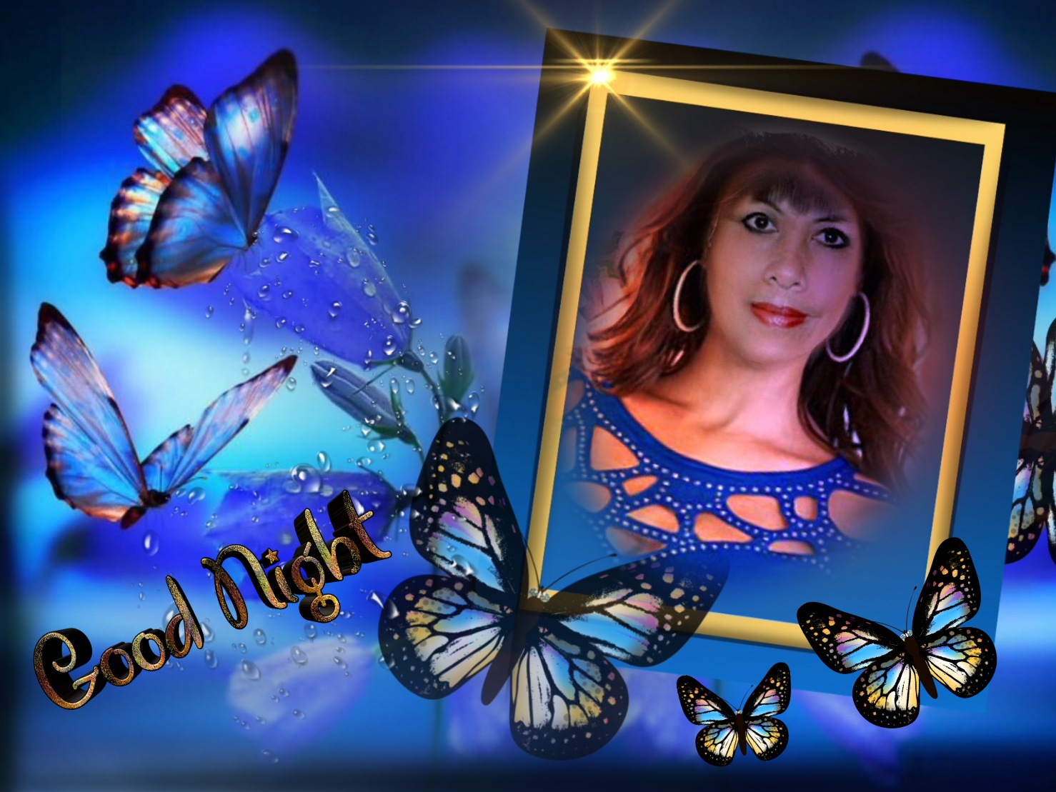 Wienie Coppen's Candles,Goodnight,Sunset - butterflies goodnight blue ...