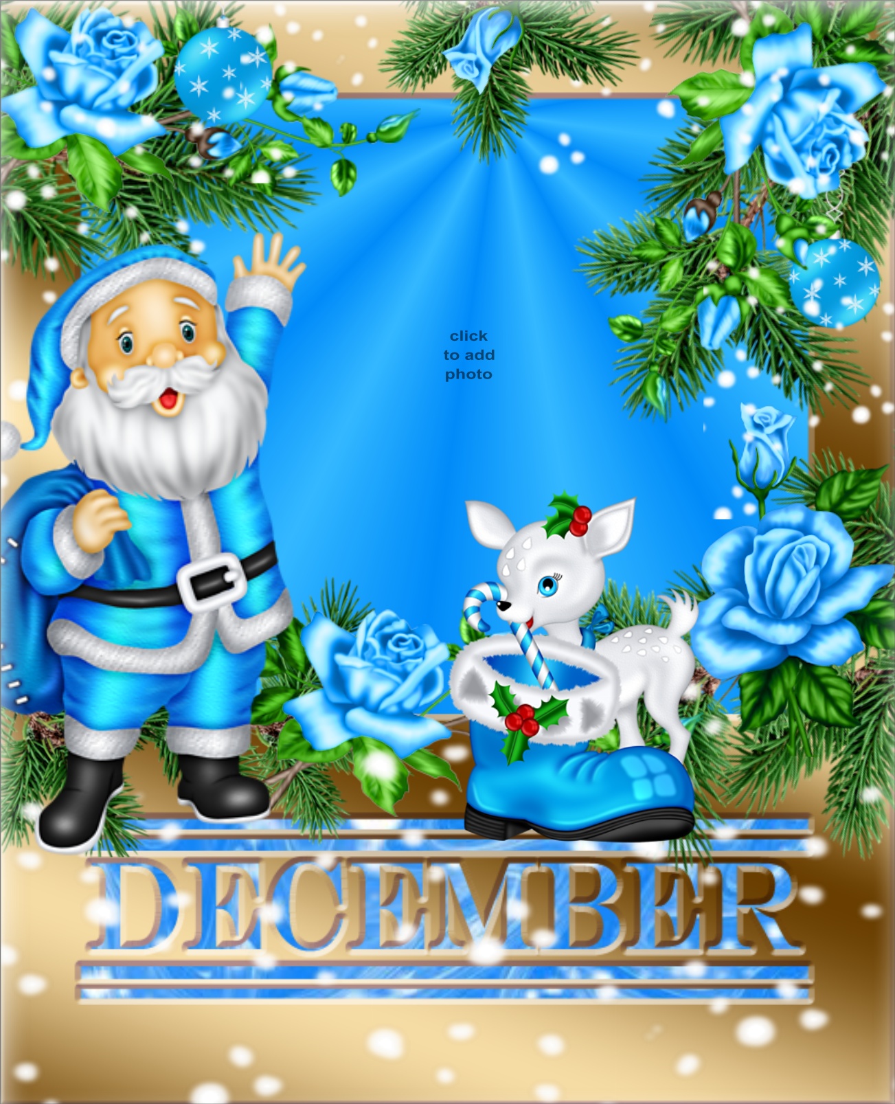 Sinnlich's Christmas Frames - 2013 - December Blue Sinnlich Christmas ...