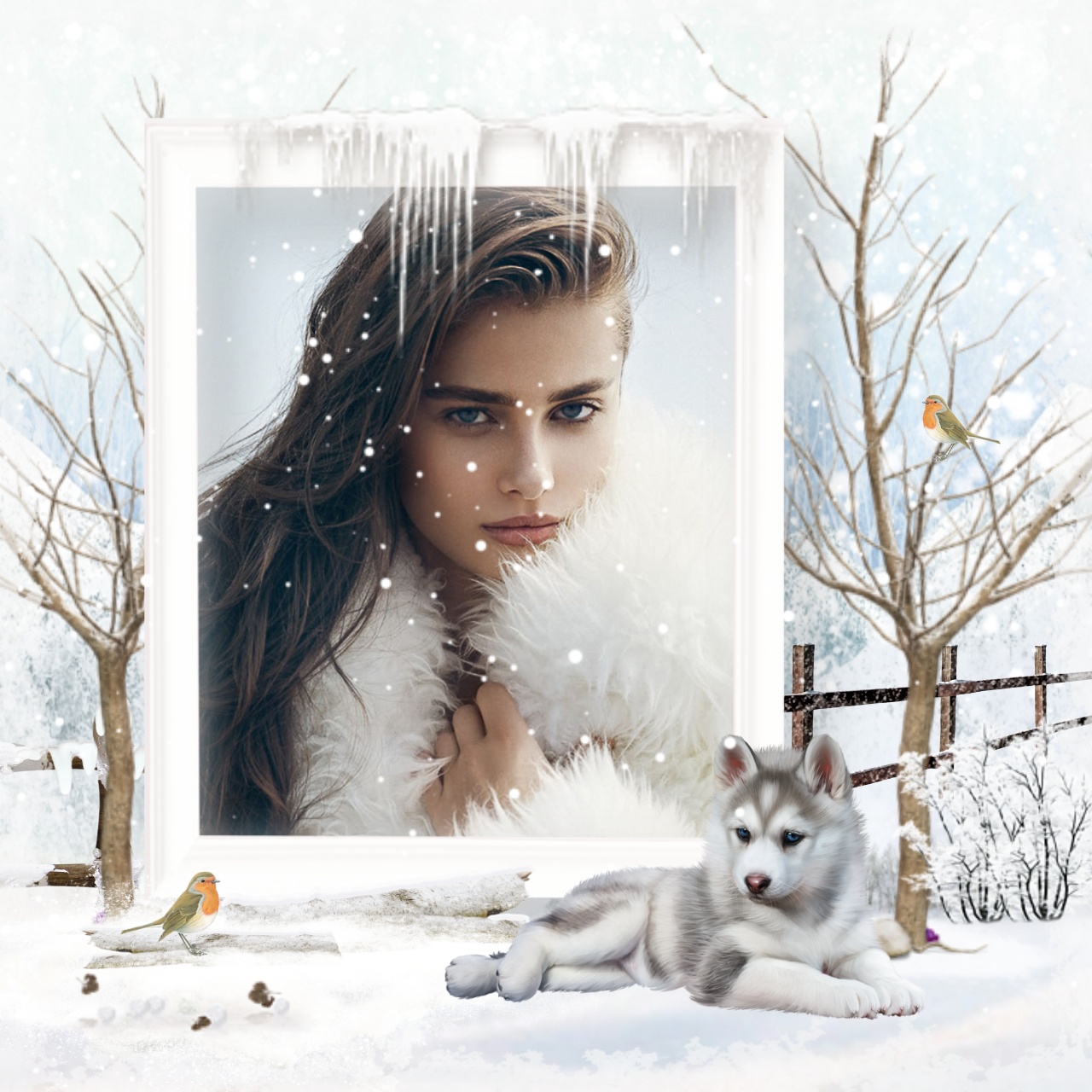 Nette's Winter Snow Frames☃️ ️ - Winter Snow2019 - Winter Day Winter ...