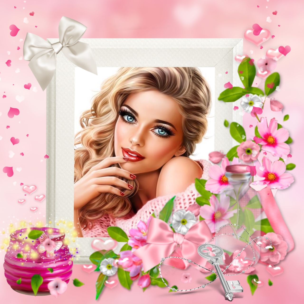 Nette's Girly Girl Frames👩‍🦳 - My Girl Girlie Girl Frame Stylin Frame ...