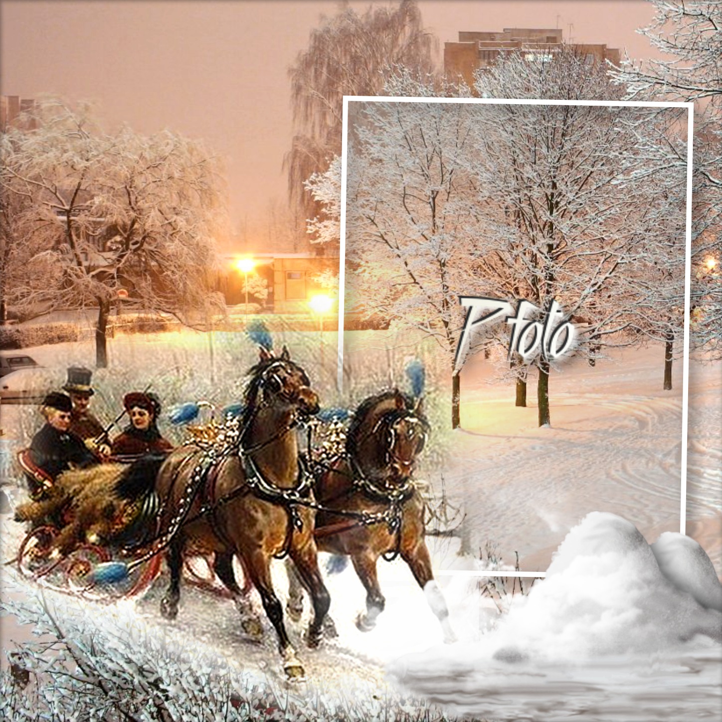 MIRONNA's Winter Frames - 2012 November - Victorian Sleigh Mironna ...