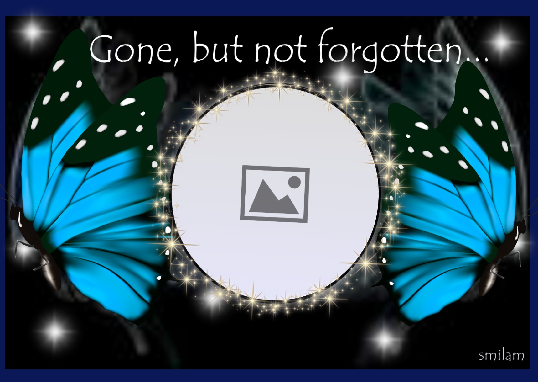 smilam's In Memory Of... Frames - In Loving Memory - Gone, but not ...