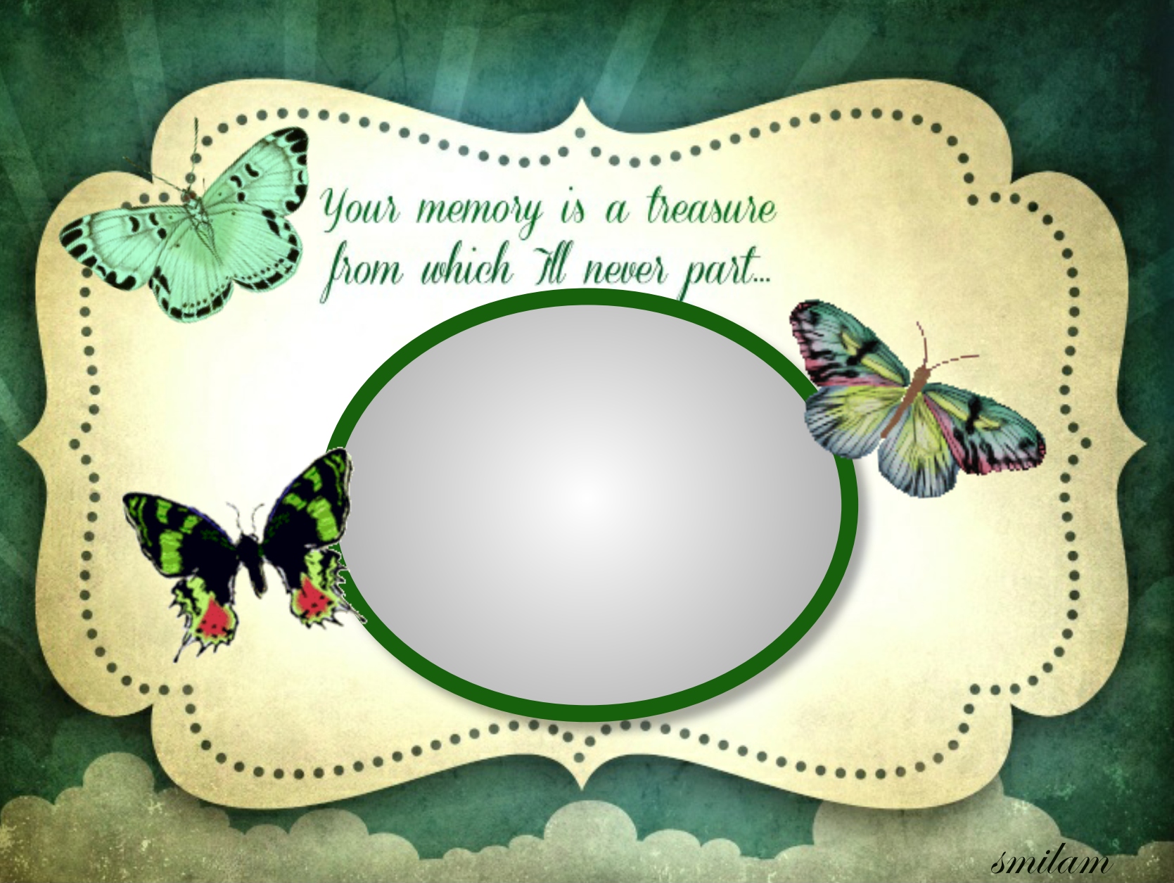 smilam's In Memory Of... Frames - Your Memory is a Treasure from which I - Your Memory is a ...