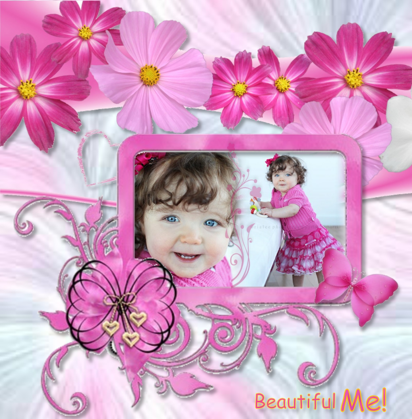 marialedesma1958's Girly Girl Frames - 2011 May - Pink frame with pink ...