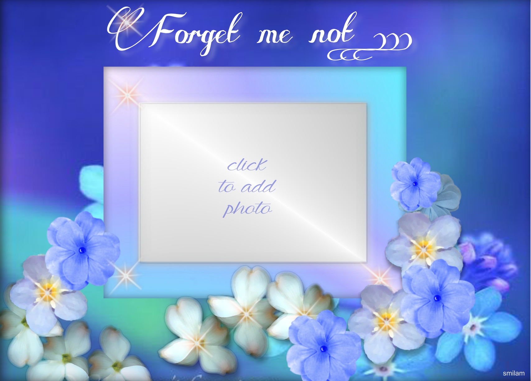 smilam's In Memory Of... Frames - In Loving Memory - Forget Me Not ...