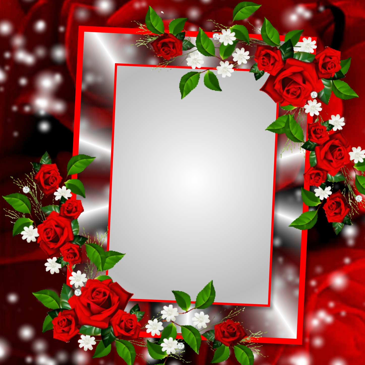 MIRONNA's Love Frames - 2013 February - Red Roses For My Love Mironna i ...