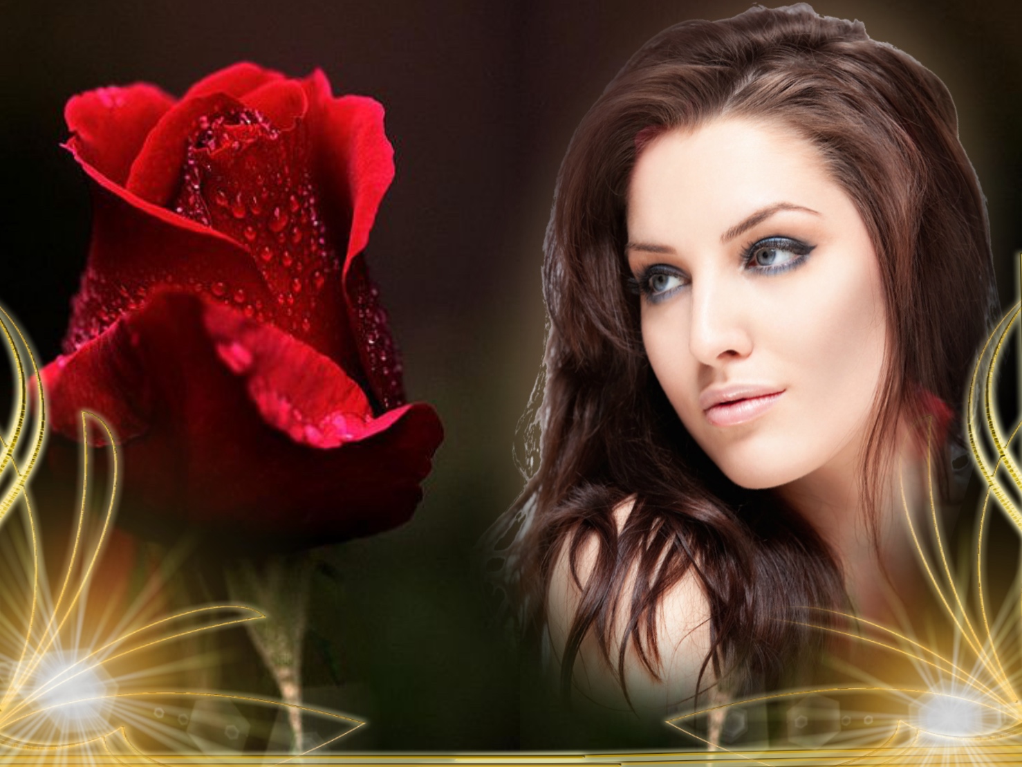 Wienie Coppen's Valentinesday,Love,Romance - love portrait redrose ...