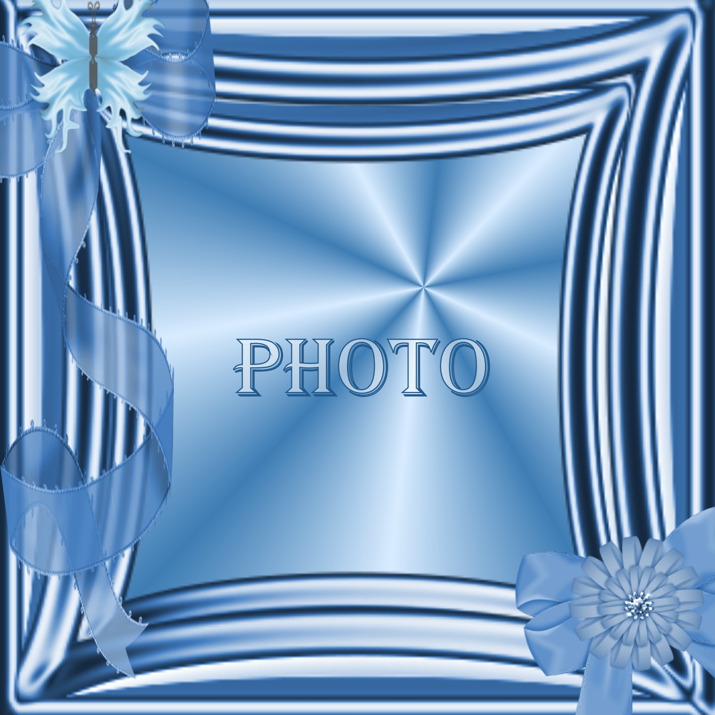 marycarmenkim's Picture Frames - 2009 May - Metallic blue Fun metallic ...