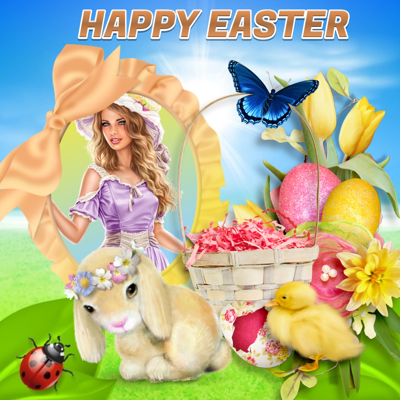 It'sMichelle's Kids Playing and Laughing Frames - Easter Easter Sunday ...
