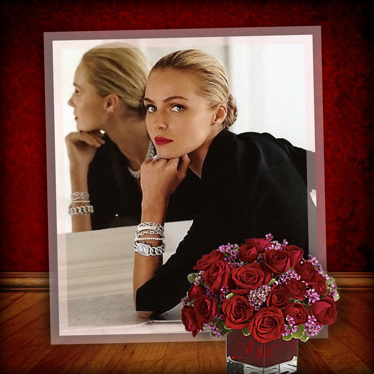 Elizabeth's PICTURE FRAMES 🖼 2/2 - Picture Frame Red Rose - Picture ...