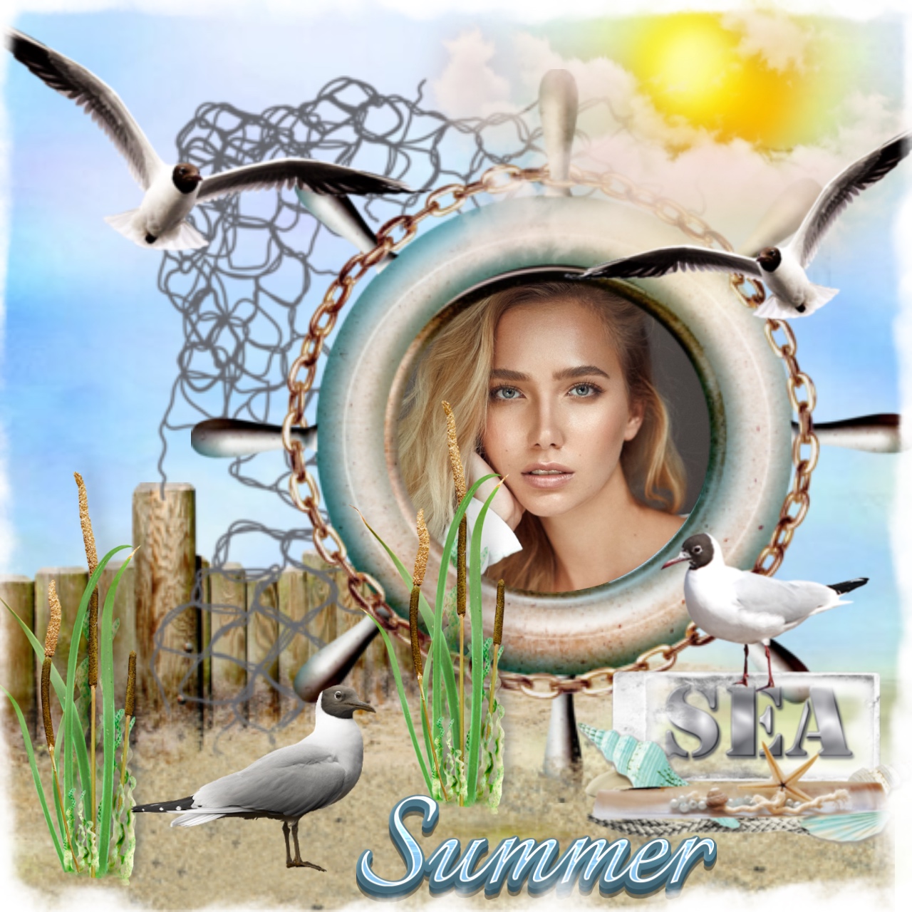 Nette's Summer Frames - Summer Time Summer Frame Fun Frame Nette ...