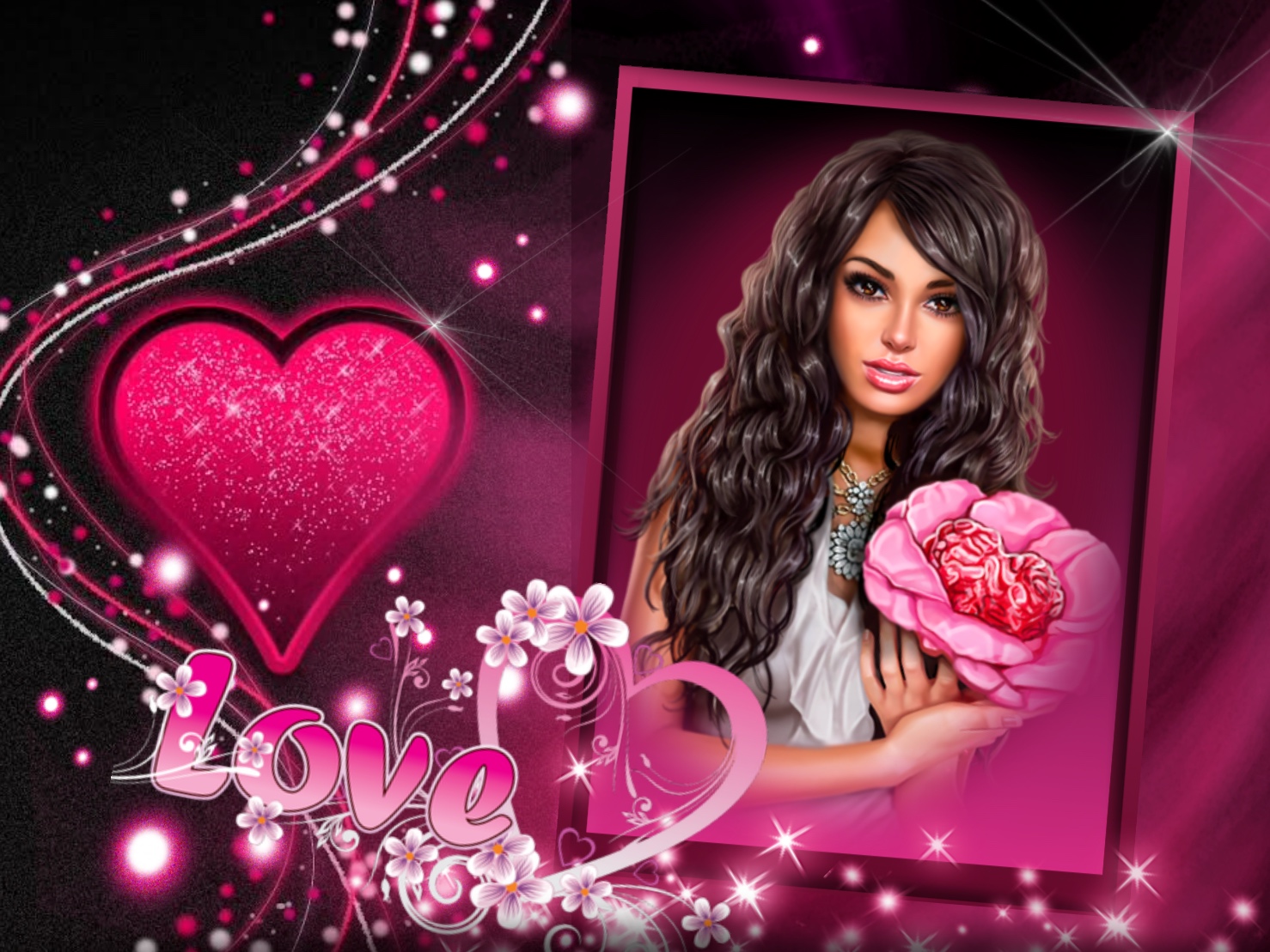 Wienie Coppen's Love romance - loveheart love portrait - loveheart love ...