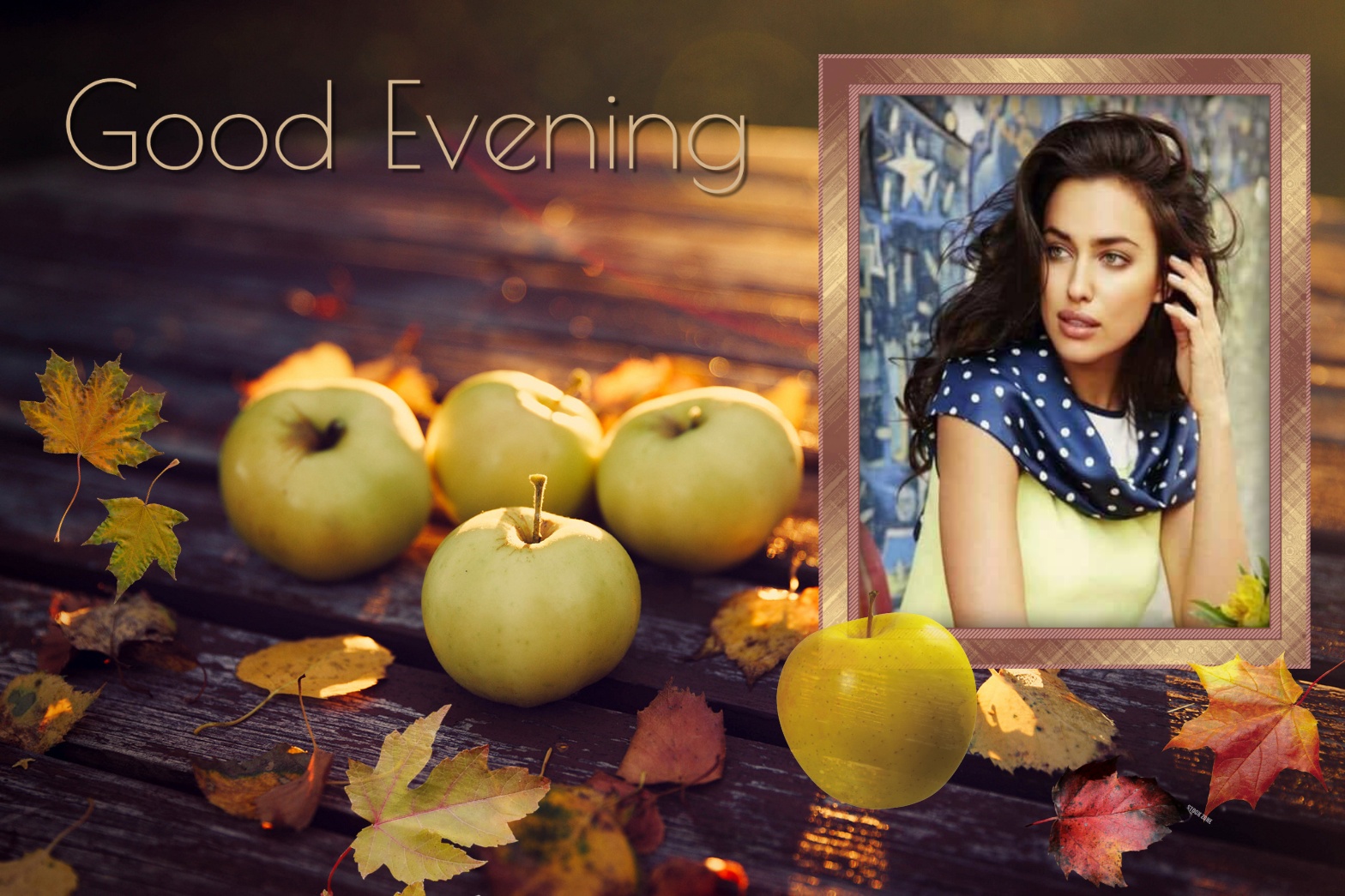 Emily50's Good Morning and Good Evening Frames - Good Evening Autumn ...