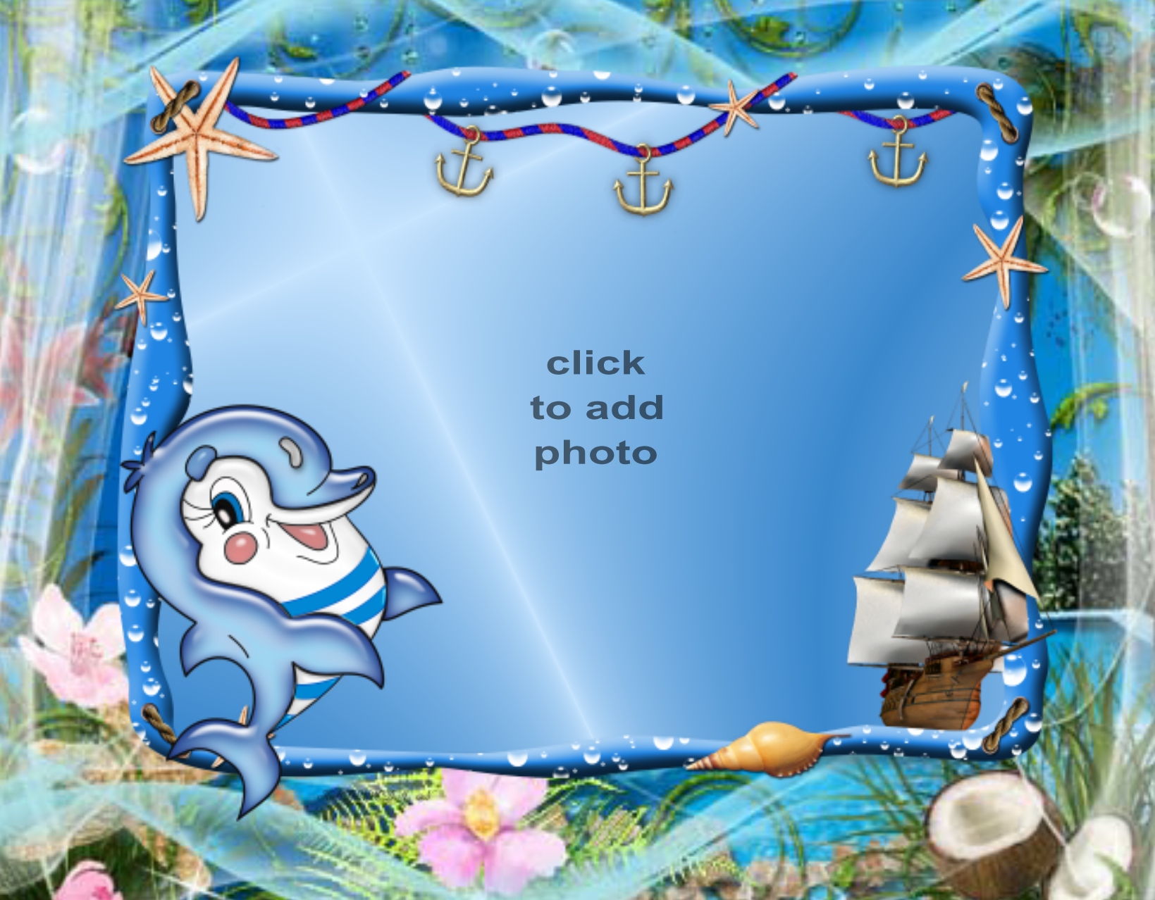 Sinnlich's Summer Frames - 2009 - 2010 - Dolphin Sea Frame Summer ...