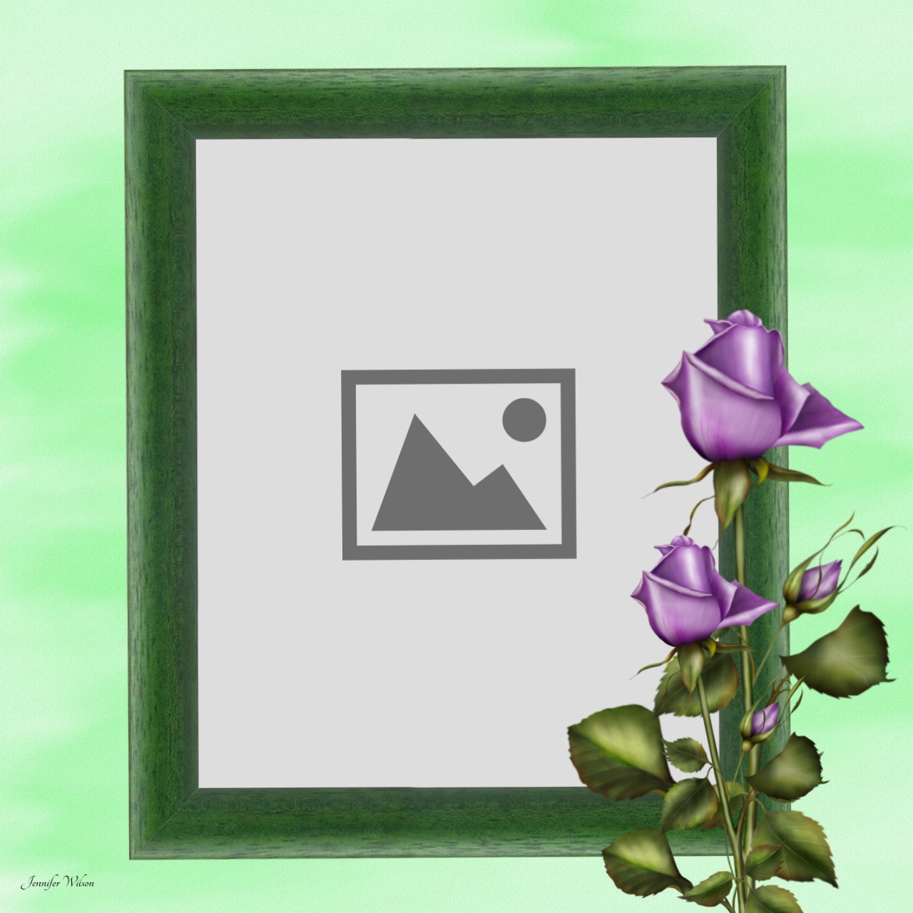 Jennifer Wilson's Painted Flower Frames - Painted Flowers - Roses roses ...