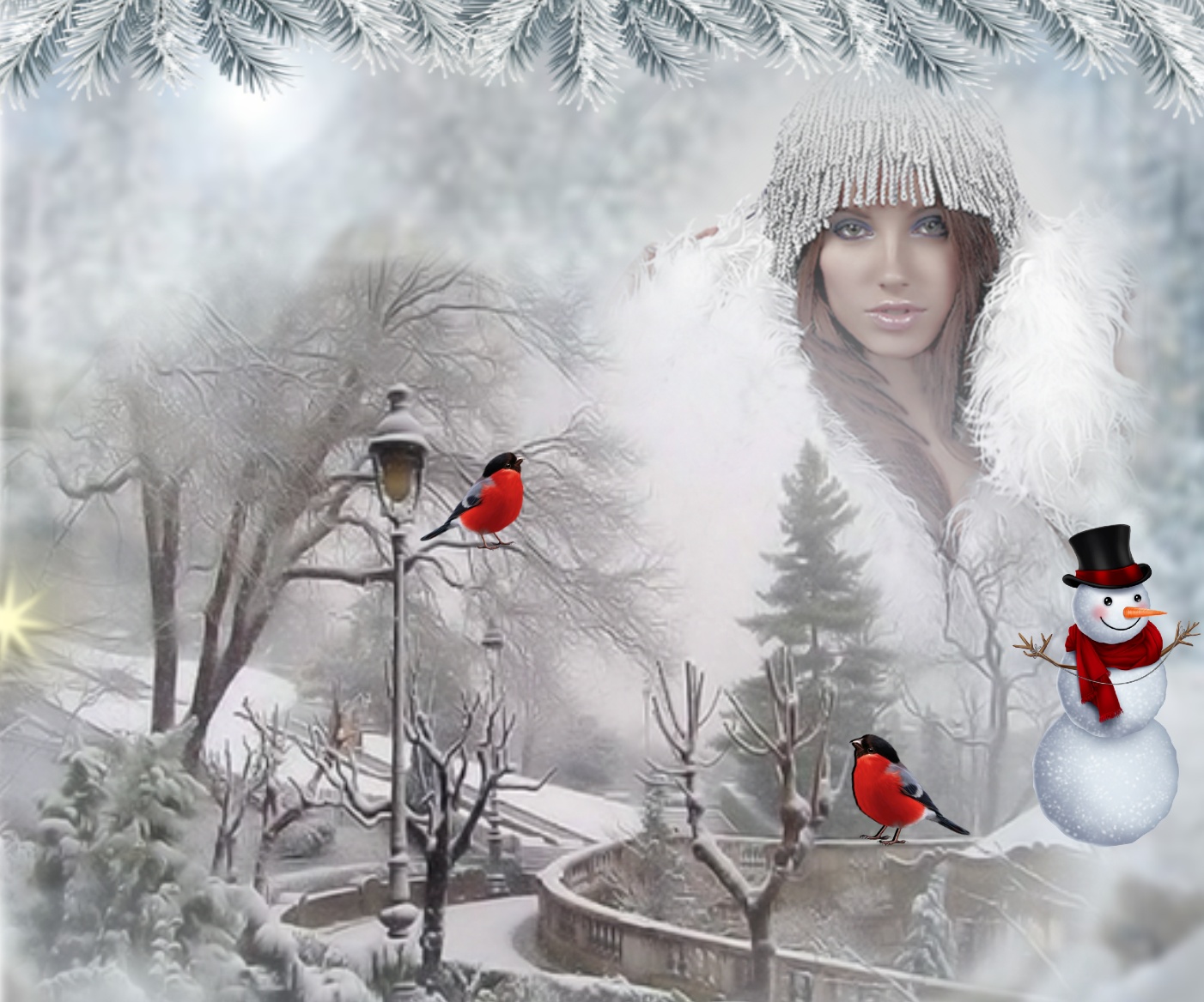 It'sMichelle's WINTER - Winter Landscape Winter Snowman Scenery ...
