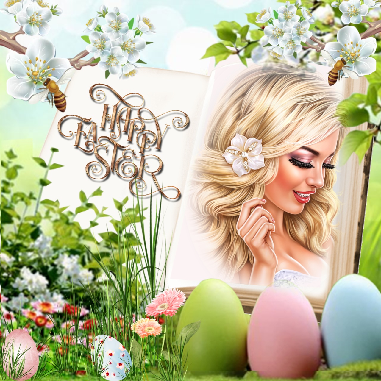Nette's Spring, Easter Frames🌻🐣 - Easter 2021 - Happy Easter Easter ...