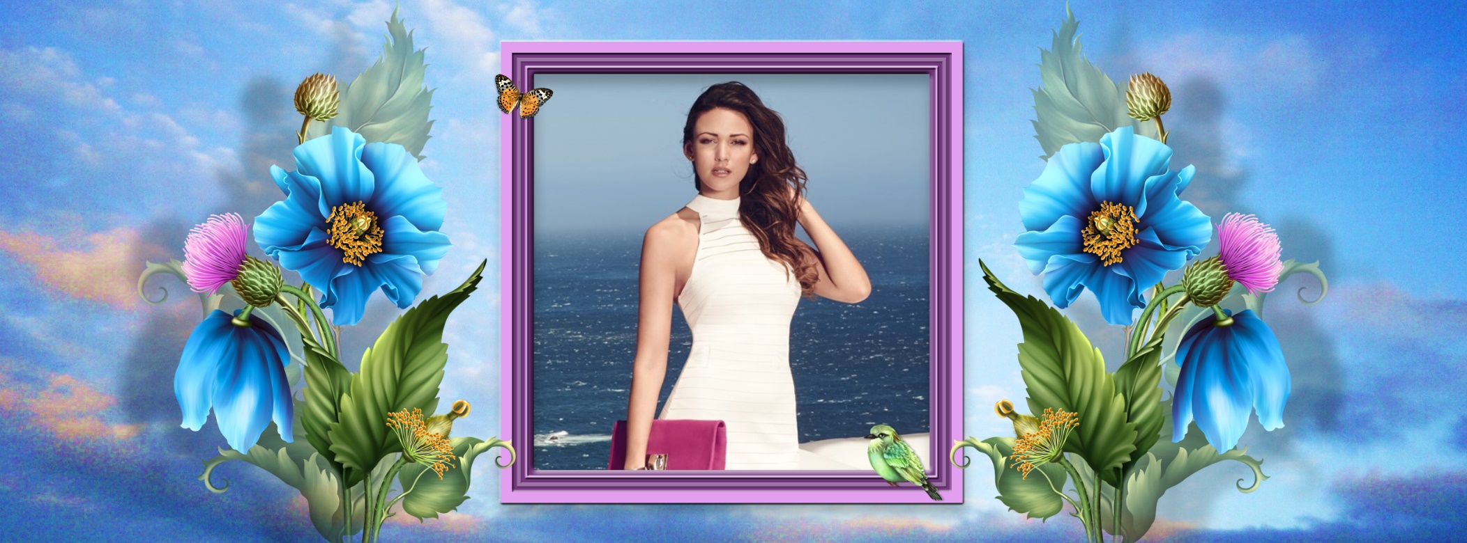 Elizabeth's FACEBOOK PROFILE COVER 🟦 - Facebook Profile Cover Blue ...