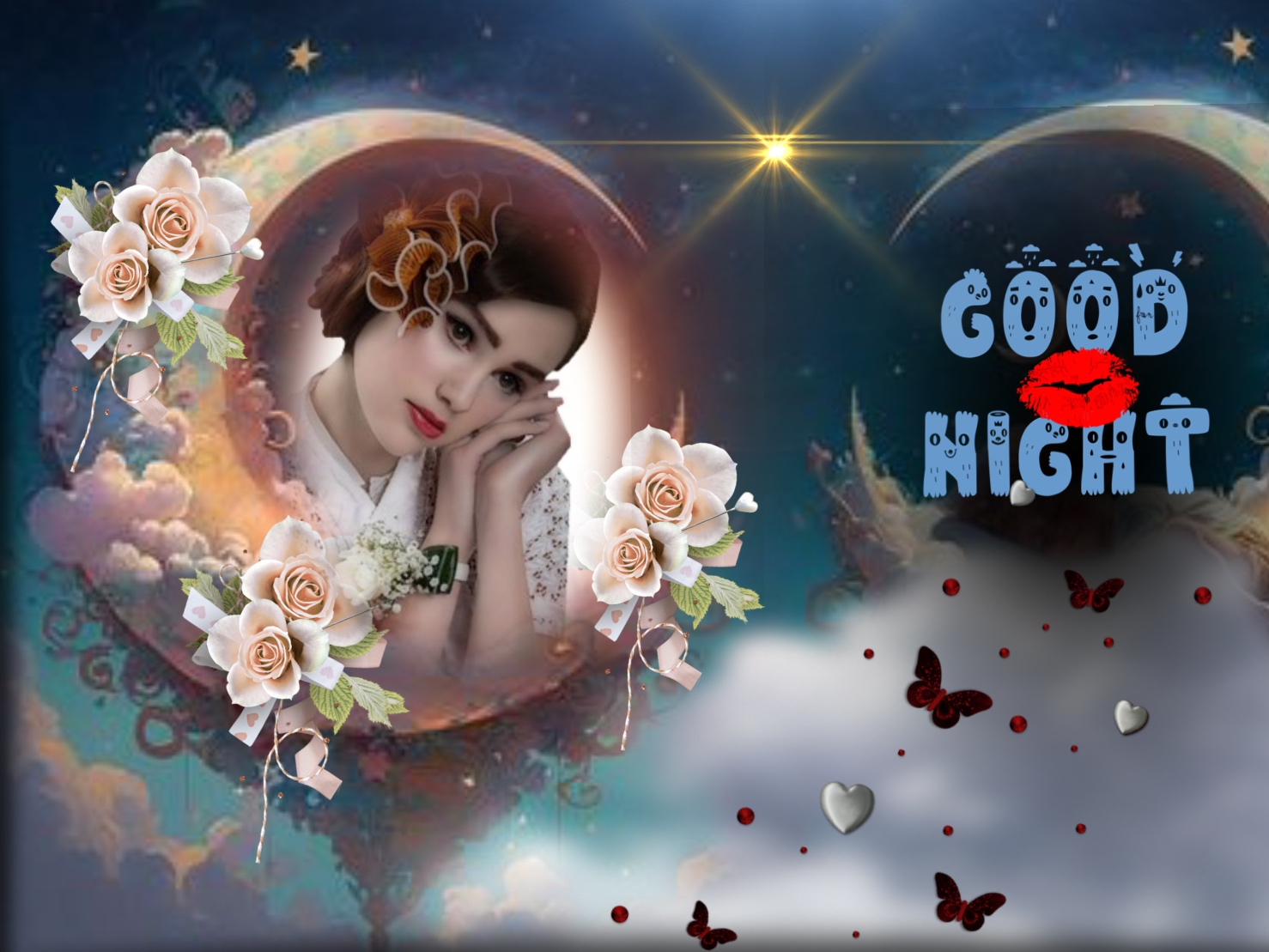 Wienie Coppen's Flowers,Goodnight,Sunset - butterflies flowers ...