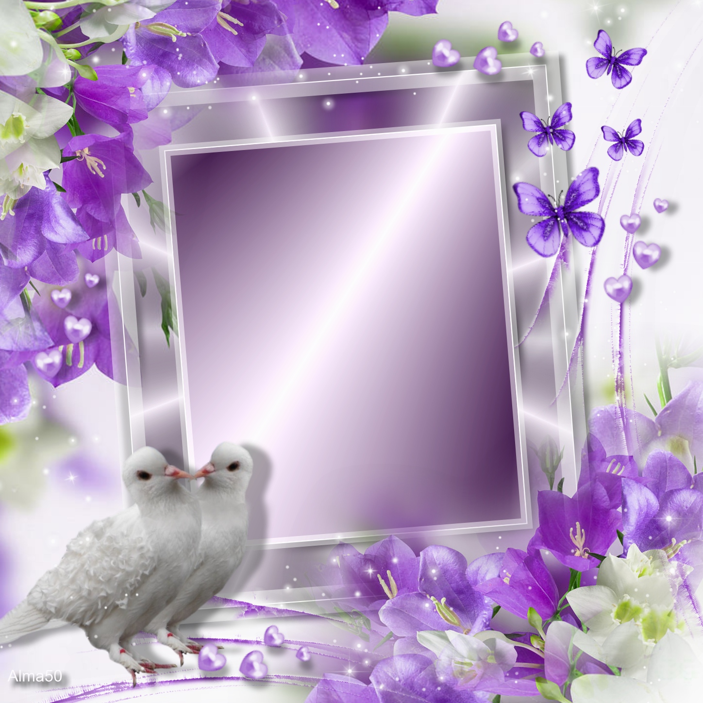 alma50's Picture Frames - 2014 August - 2014 November - Floral Frame ...